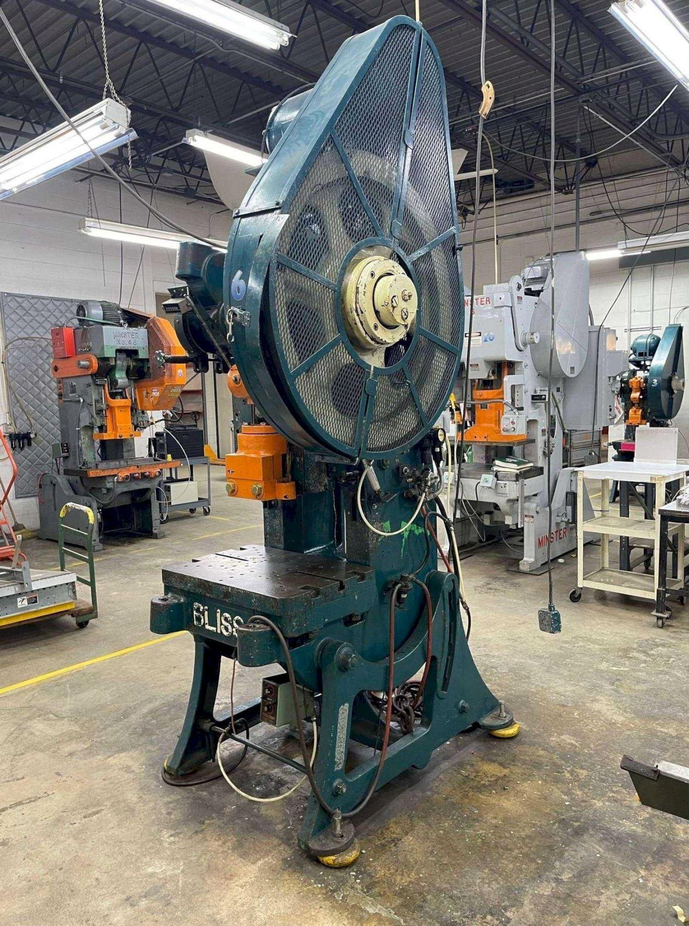 30 TON BLISS MODEL 21S OBI PRESS. STOCK # 0365724. | G-2000 Inc.