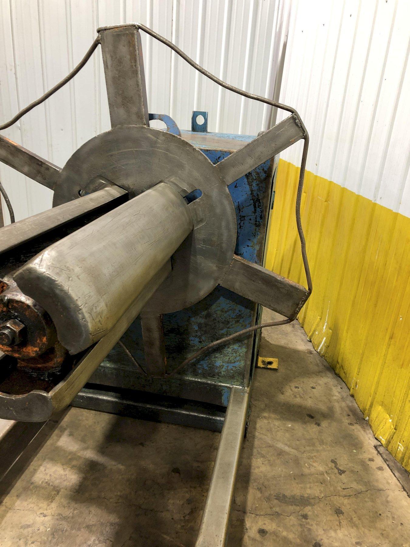 10,000 LB X AMERICAN STEEL LINE MOTORIZED COIL REEL UNCOILER: STOCK 17199