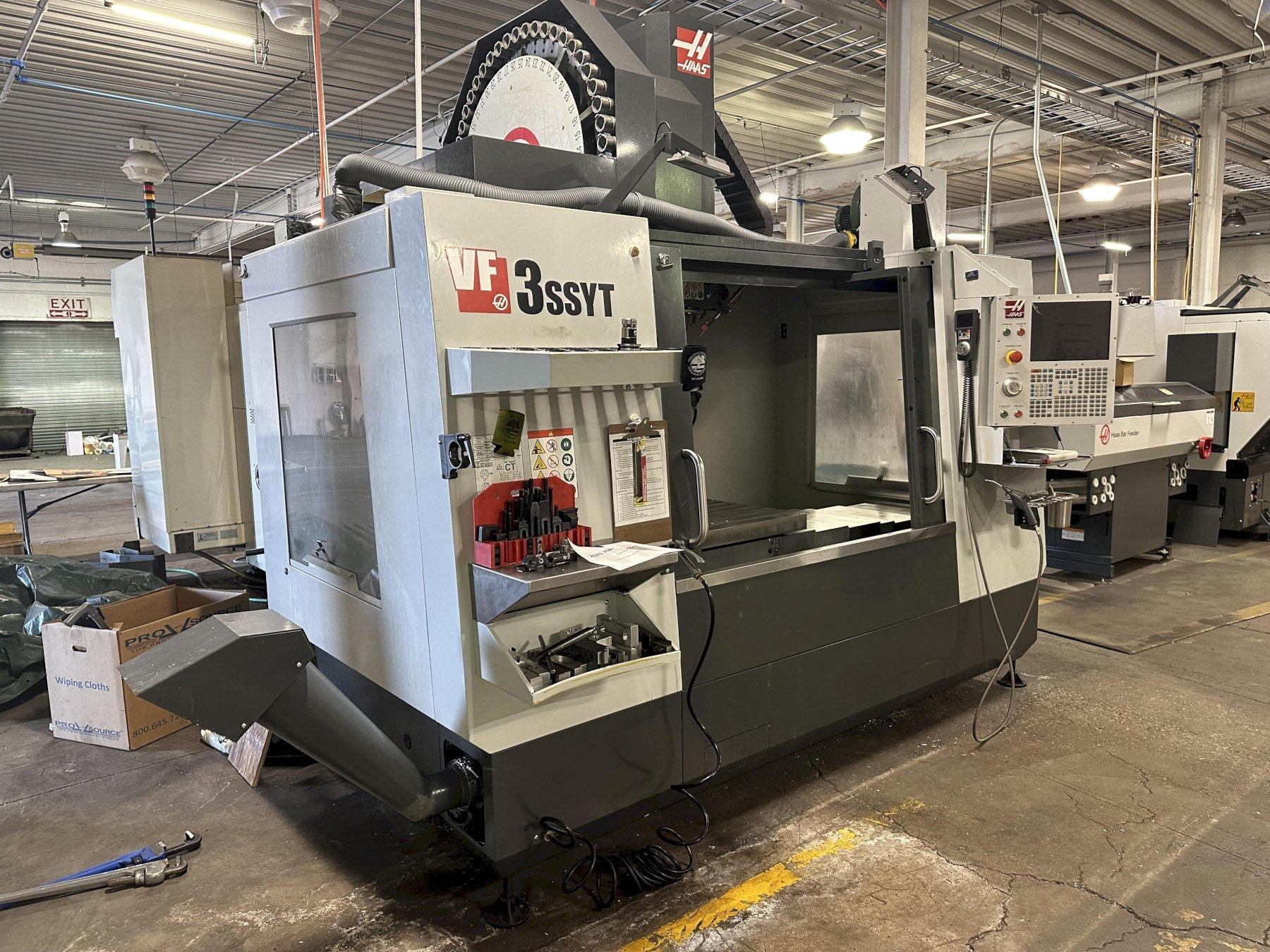 HAAS MODEL VF-3SSYT CNC VERTICAL MACHINING CENTER: STOCK #19872