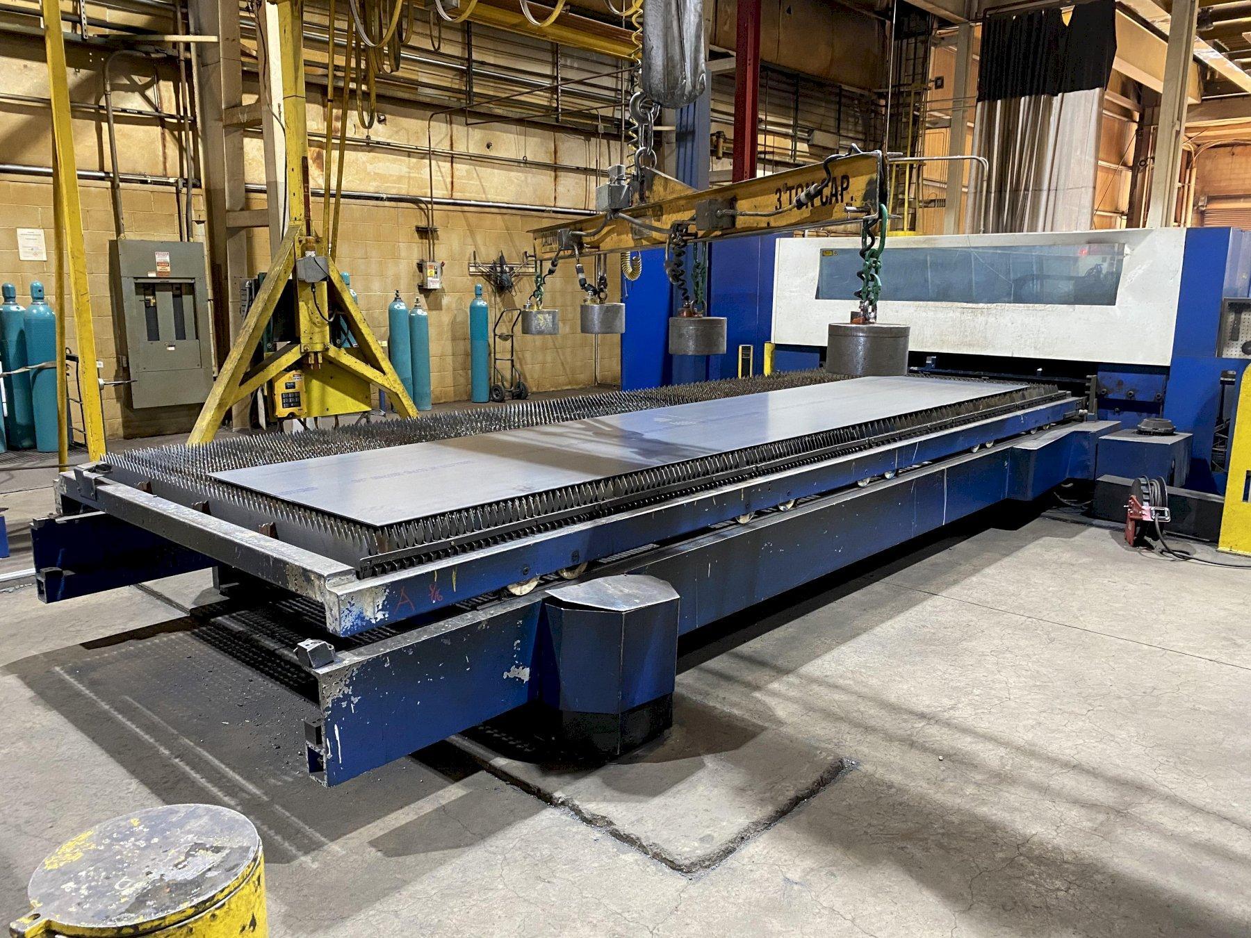 5,000 WATT TRUMPF TRUMATIC 6050 CNC LASER WITH NEW TRUFLOW 5000 ...