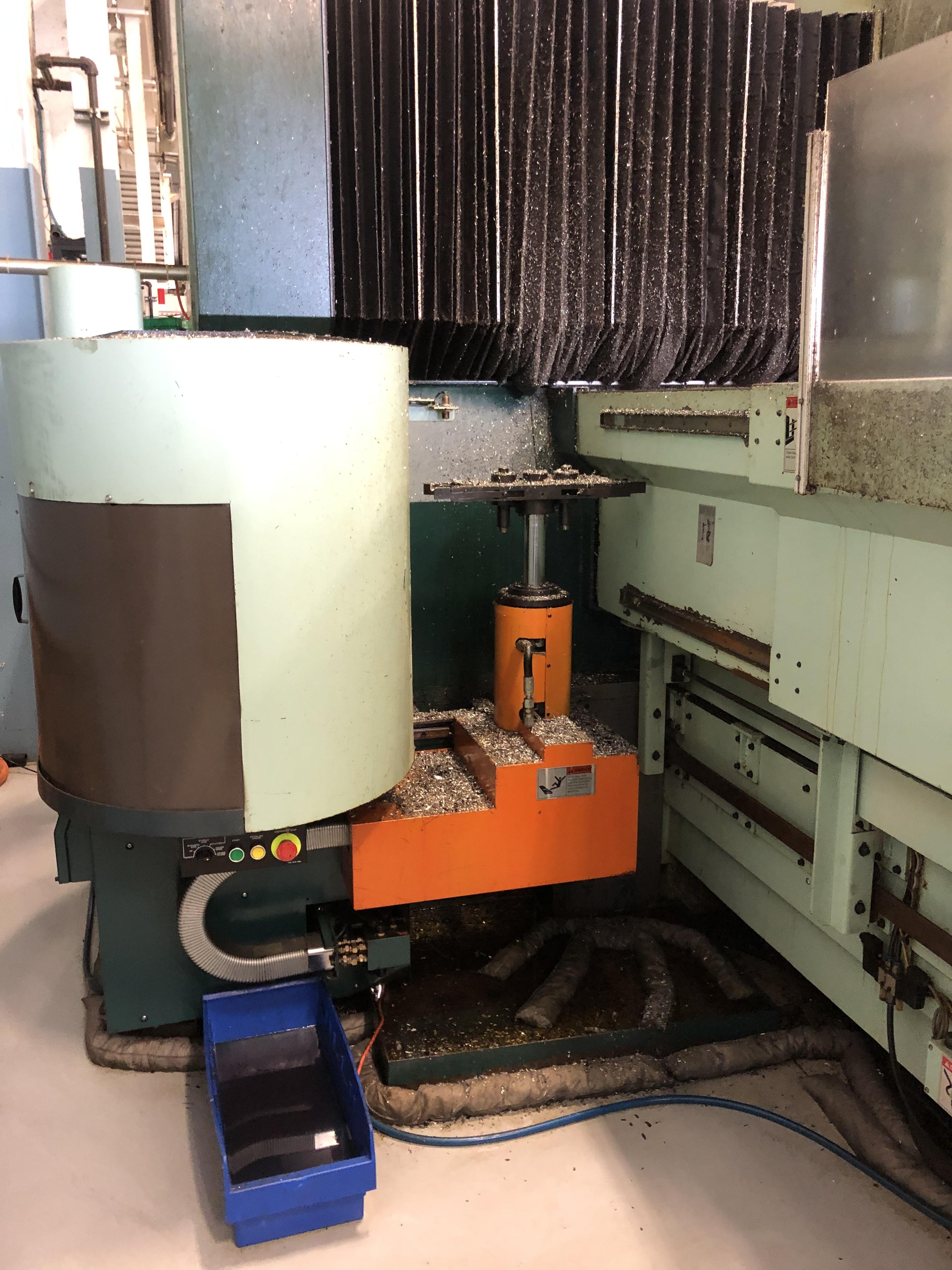 Kuraki KMV-130 CNC Bridge Style Vertical Machining Center, Fanuc 16M ...