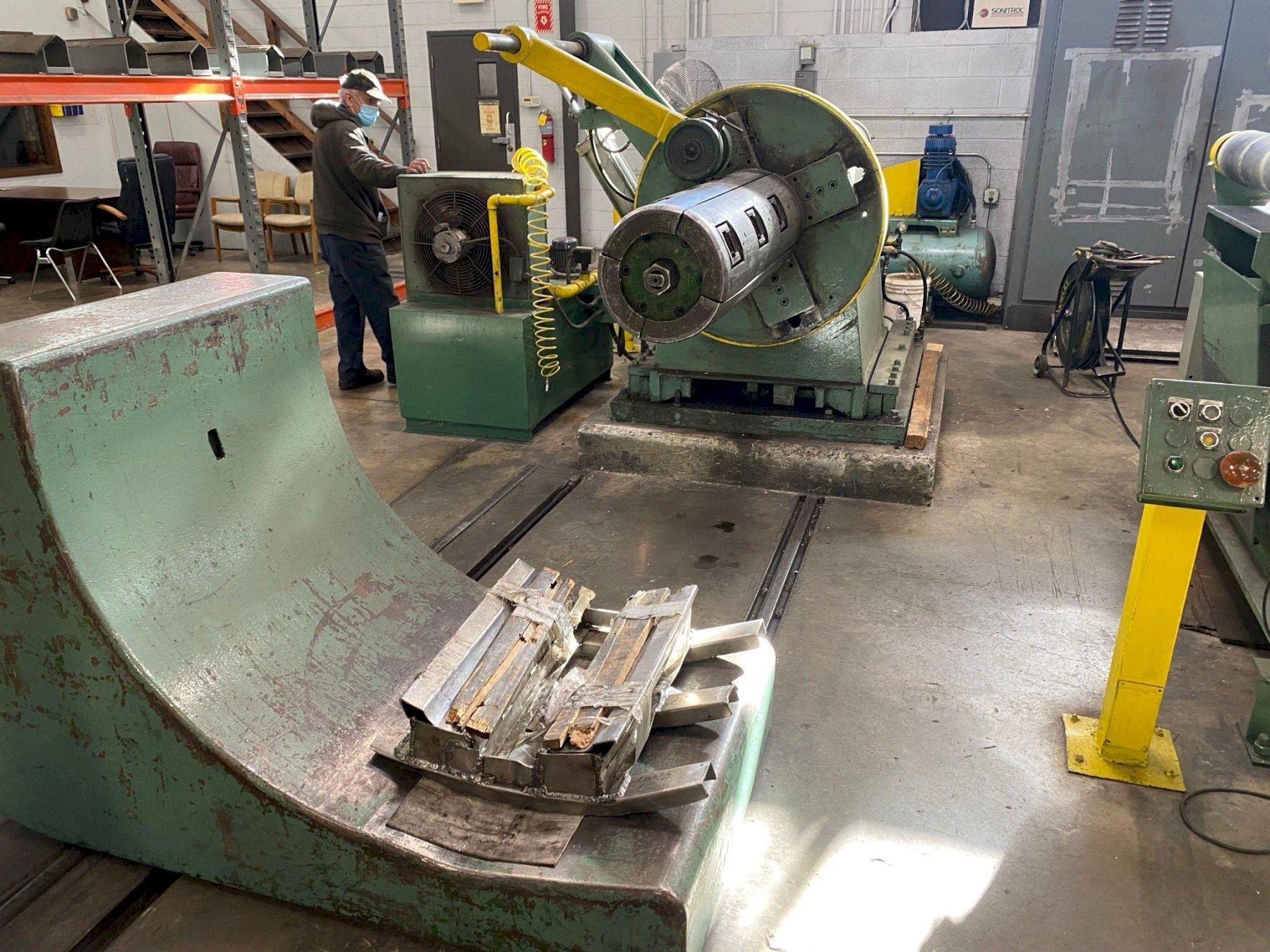 36″ x 4″ x 20,000# Loopco/Yoder Loop Slitting Line | Galaxie Corporation