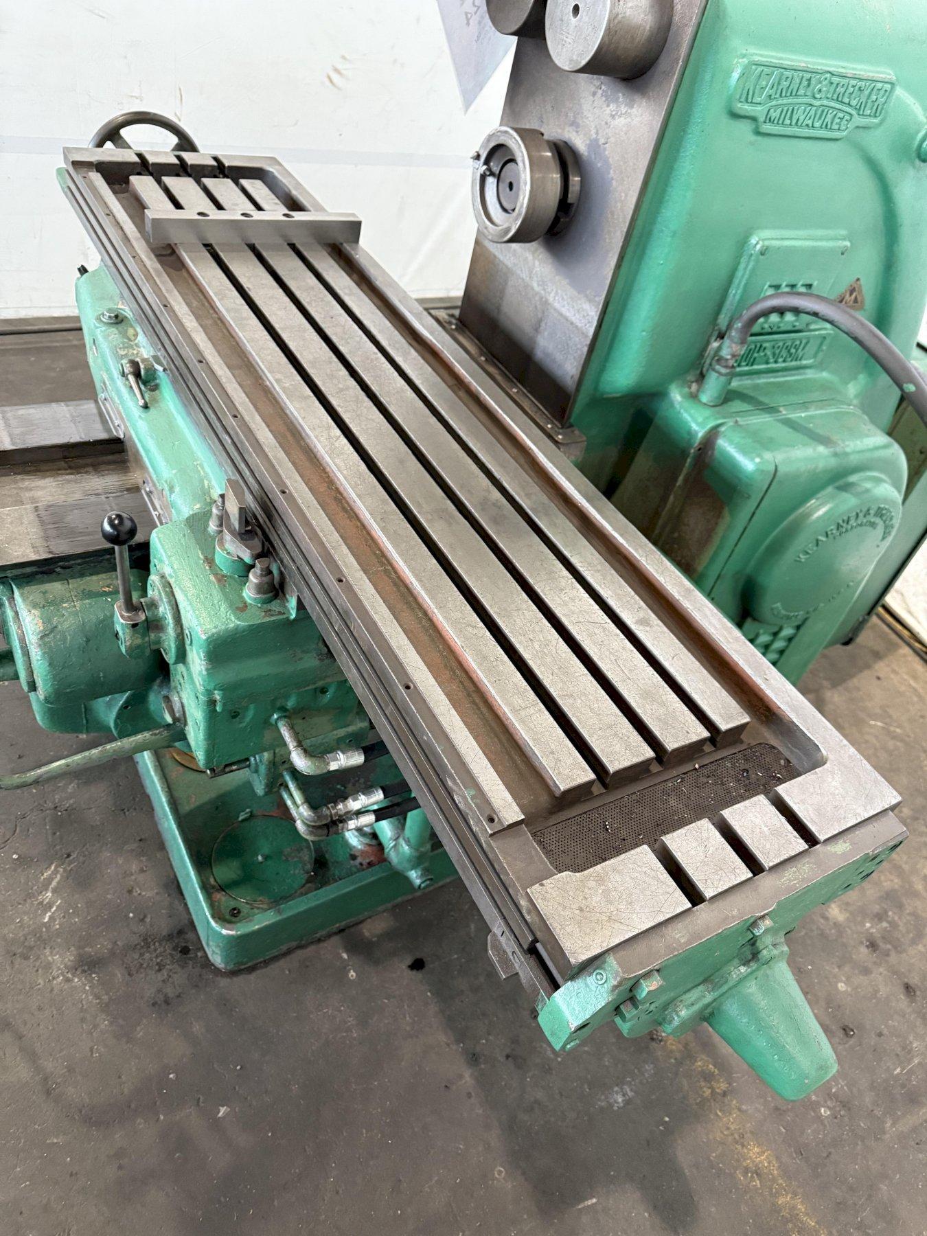 KEARNEY & TRECKER MILWAUKEE 30HP-3CSM HORIZONTAL MILLING MACHINE. STOCK ...