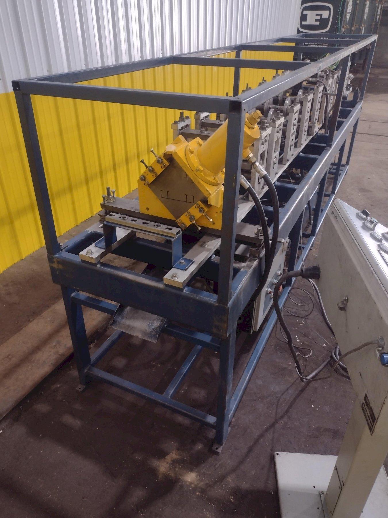 12 STAND X 10″ KNUDSON STUD & TRACK FRAMING ROLLFORMER, WITH AMS XL 200 ...