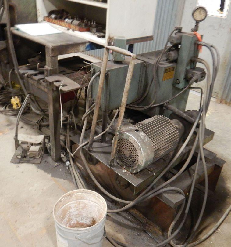 (3) WHITNEY / ROCKFORD FLANGE & WEB HYDRAULIC PORTABLE PUNCHES WITH ...