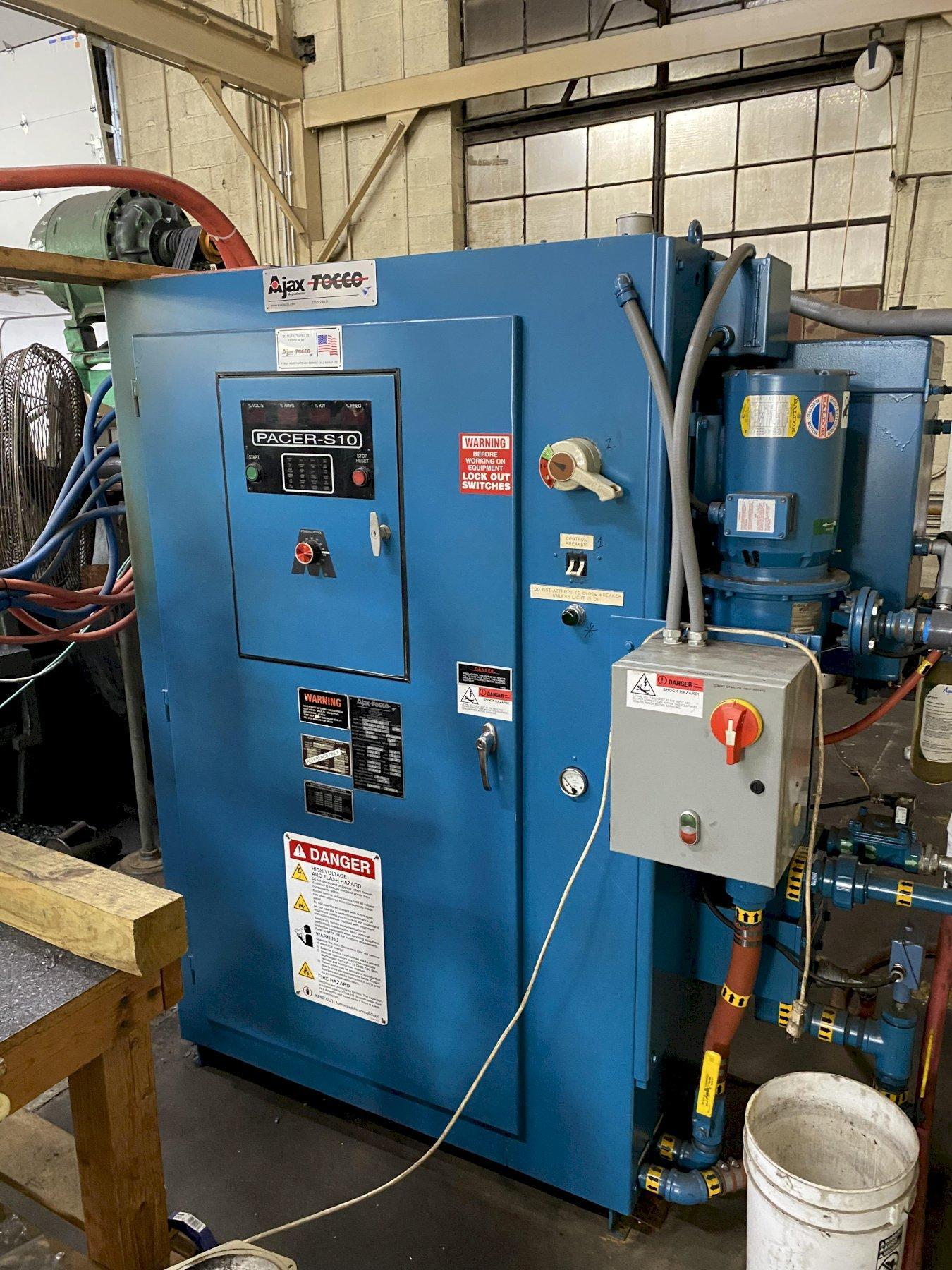 86 KVA AJAX TOCCO MODEL PACER S-10 INDUCTION HEATER & BOXES. STOCK ...