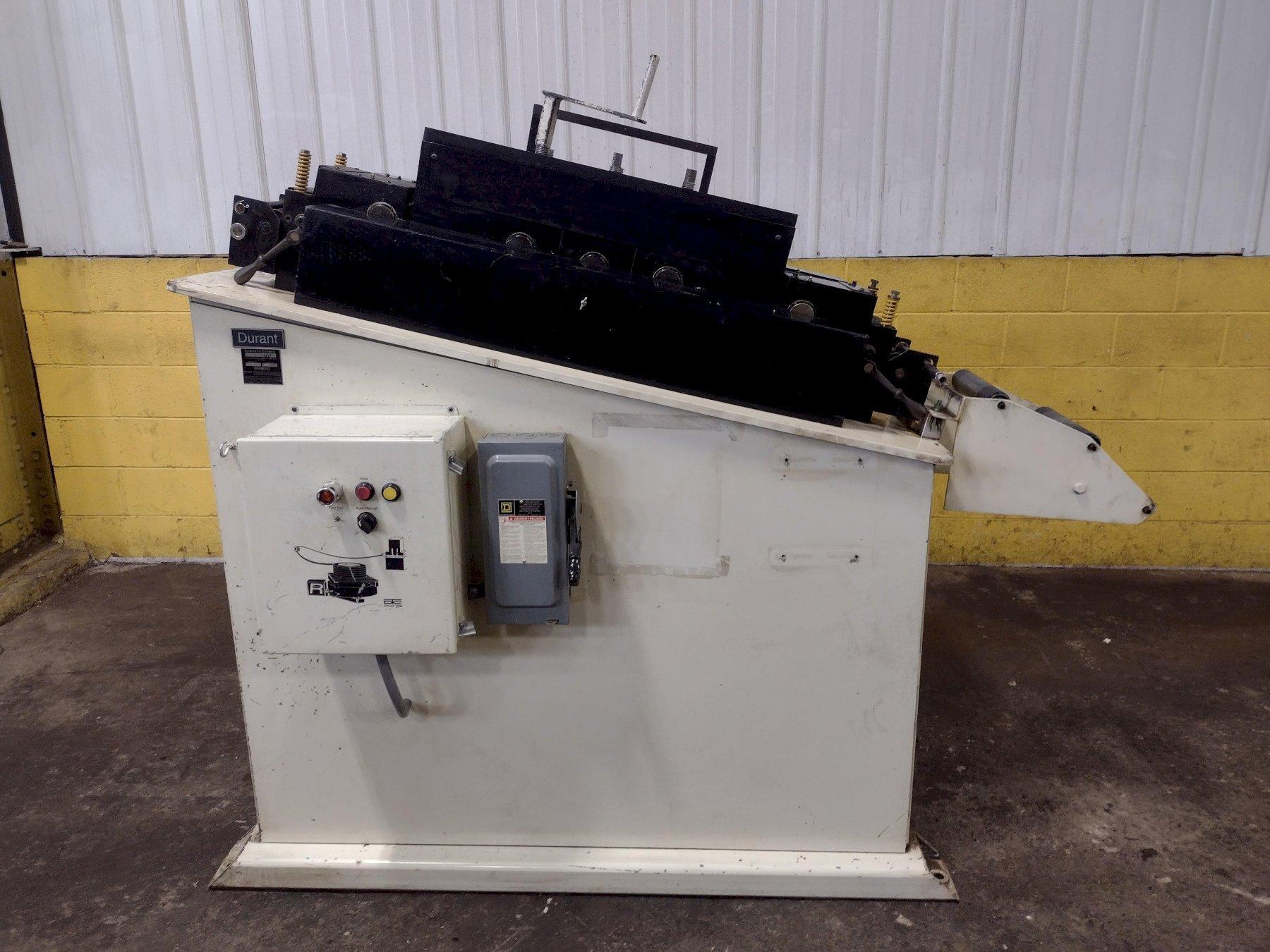 6” x ¼” DURANT MDOEL #VS-SD-6AC COIL STRAIGHTENER: STOCK #18324