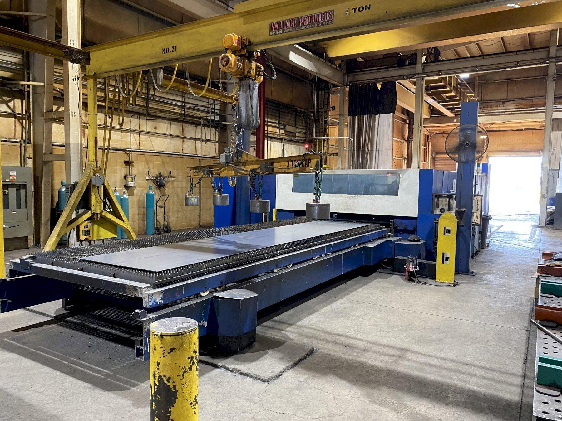 5,000 WATT TRUMPF TRUMATIC 6050 CNC LASER WITH NEW TRUFLOW 5000 ...