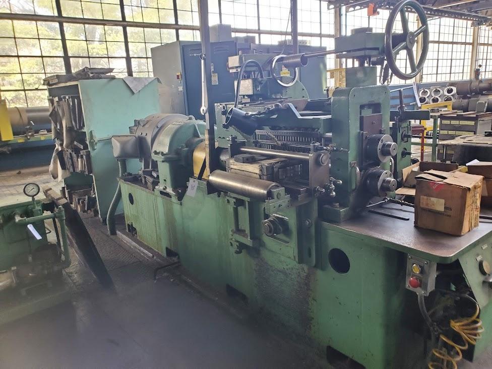 18″ x .050″ – .015″ Ruesch Slitting Line with Slip Core Recoiler Drum ...