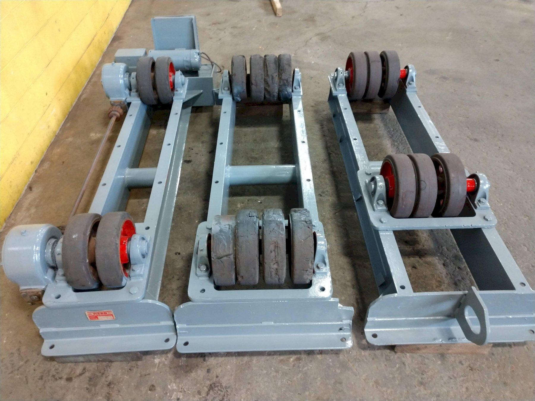 8,000 LBS LBS WEBB POWERED TANK TURNING ROLLS: STOCK #13559