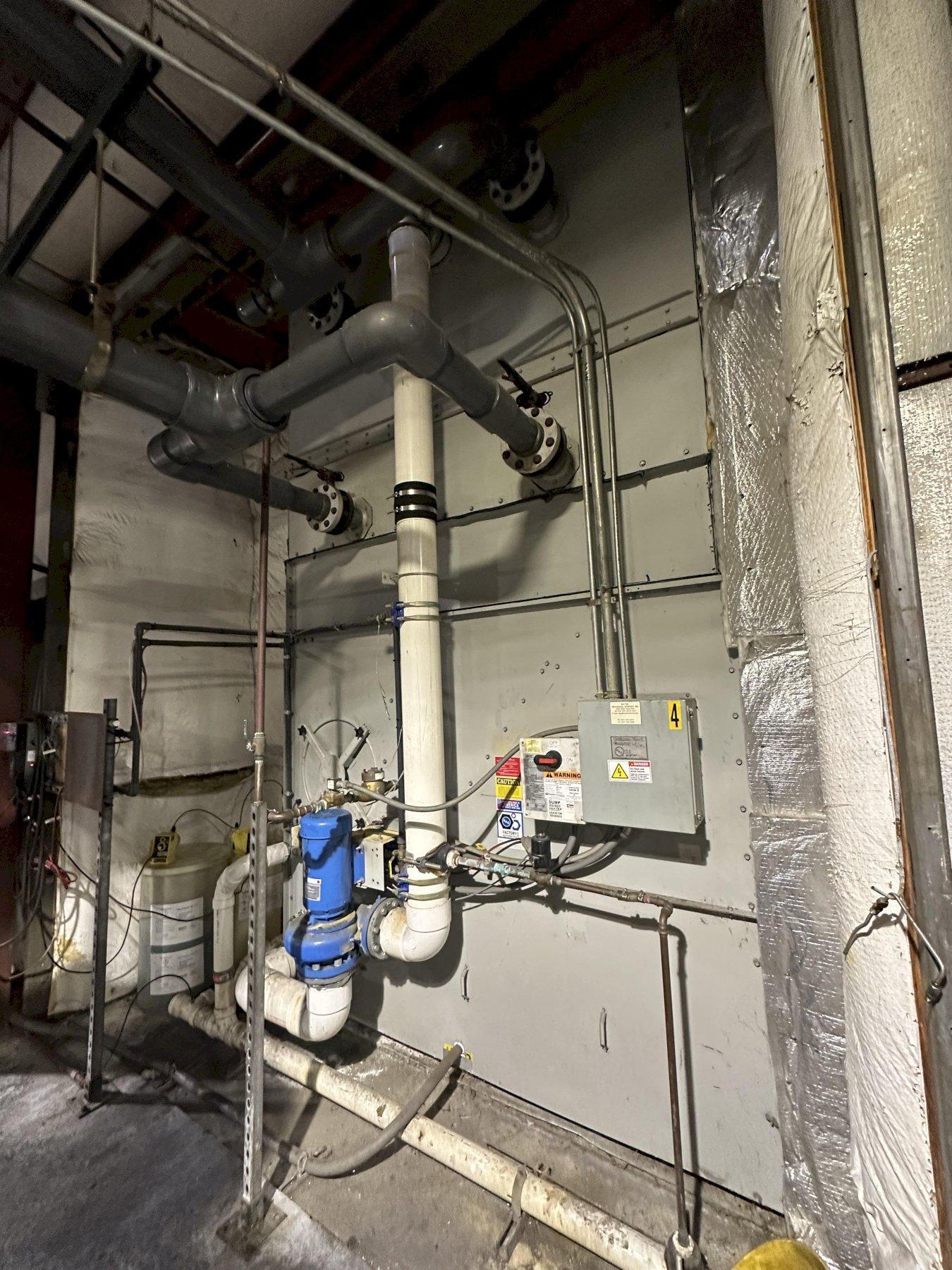 255 TONS X 40 HP BALTIMORE AIRCOIL (BAC) MODEL #F1463-P CLOSED CIRCUIT ...