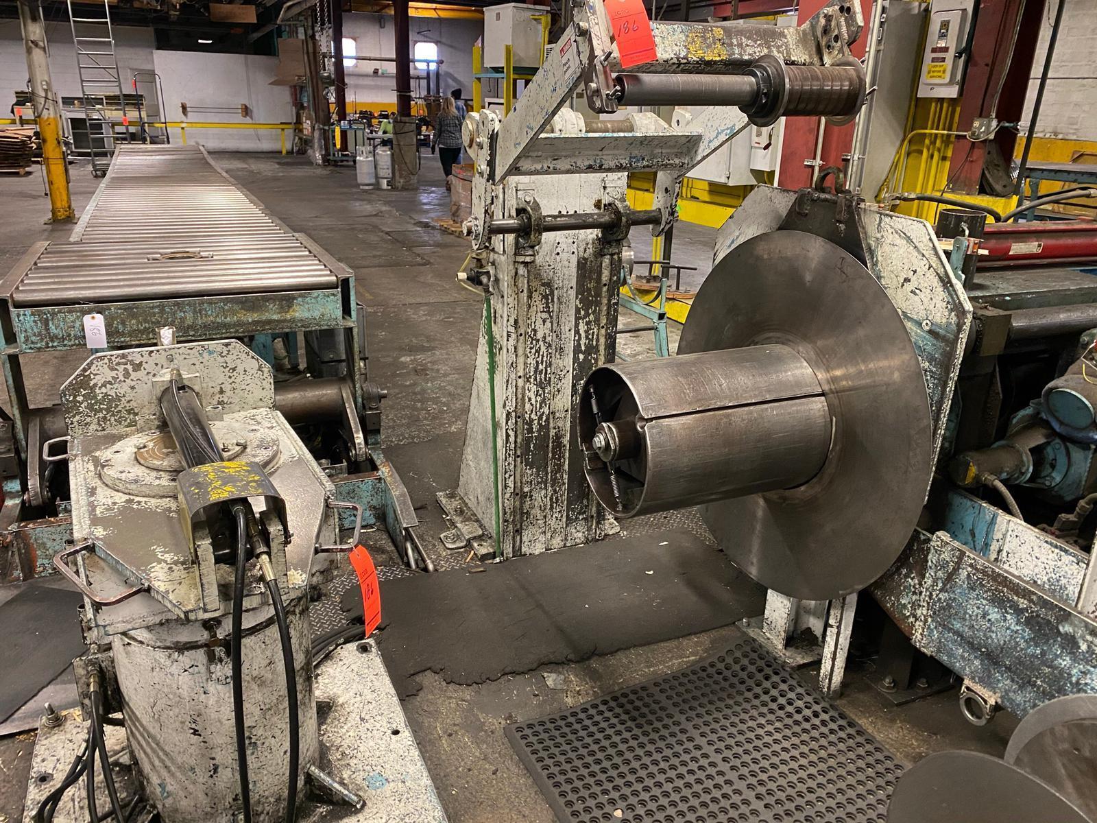 48″ OD x 4,000# Reusch Coil Banding Line | Galaxie Corporation