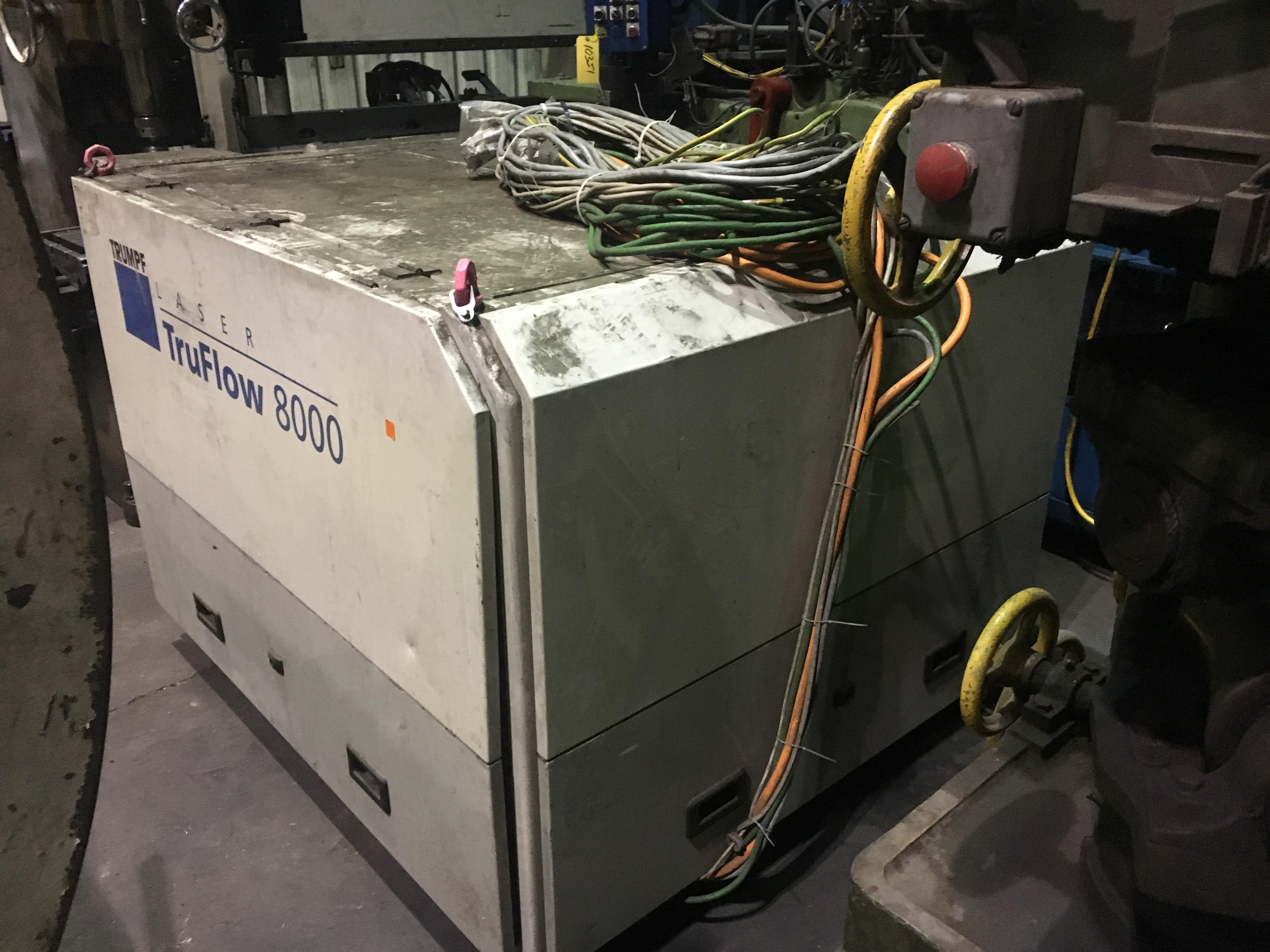 TRUMPF TRU-FLOW 8000 LASER POWER UNIT: STOCK #10629
