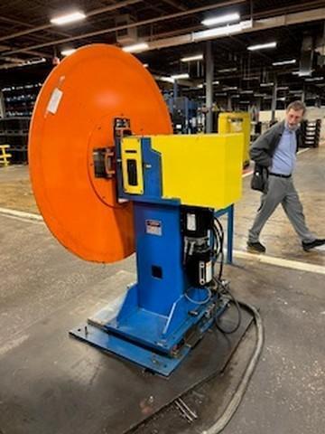 6,000# X 14″ COIL REEL MACHINE CONCEPTS STOCK#3650 | Deer Creek Machinery