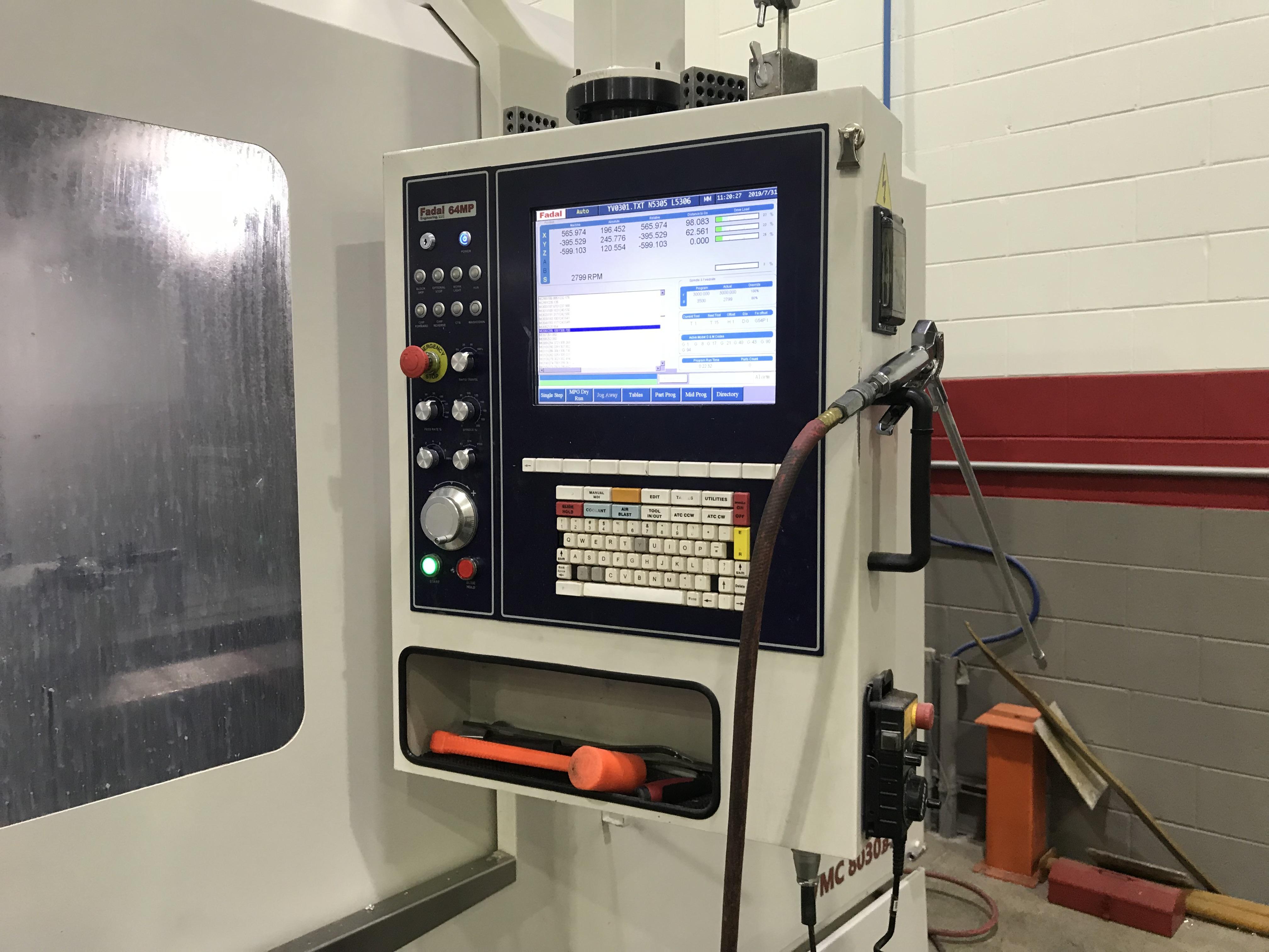 Fadal 8030a-II CNC Vertical Machining Center with 30 Station Dual Arm ...