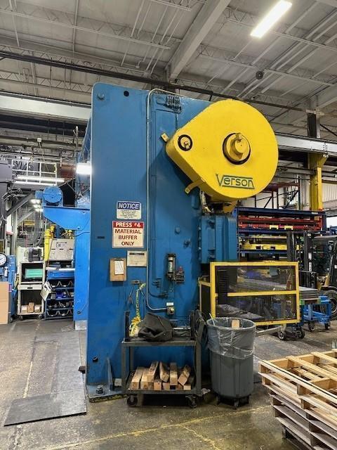 500T Verson Flanged Brake Mechanical Press | Toledo Press