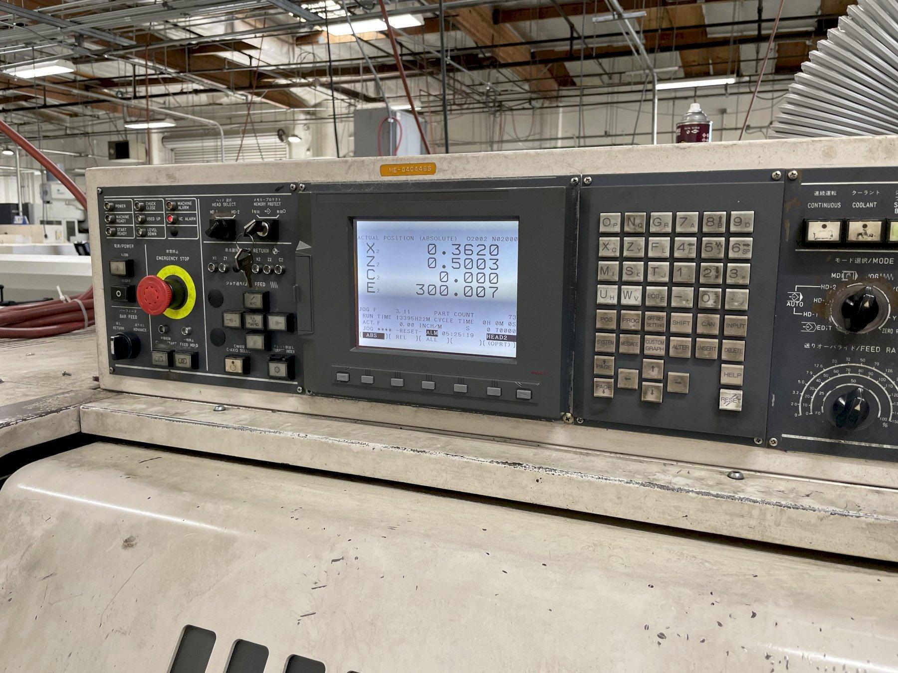 Miyano BNJ-42S Multi-Axis CNC Lathe 2001 with: Fanuc 18i-TB CNC Control ...