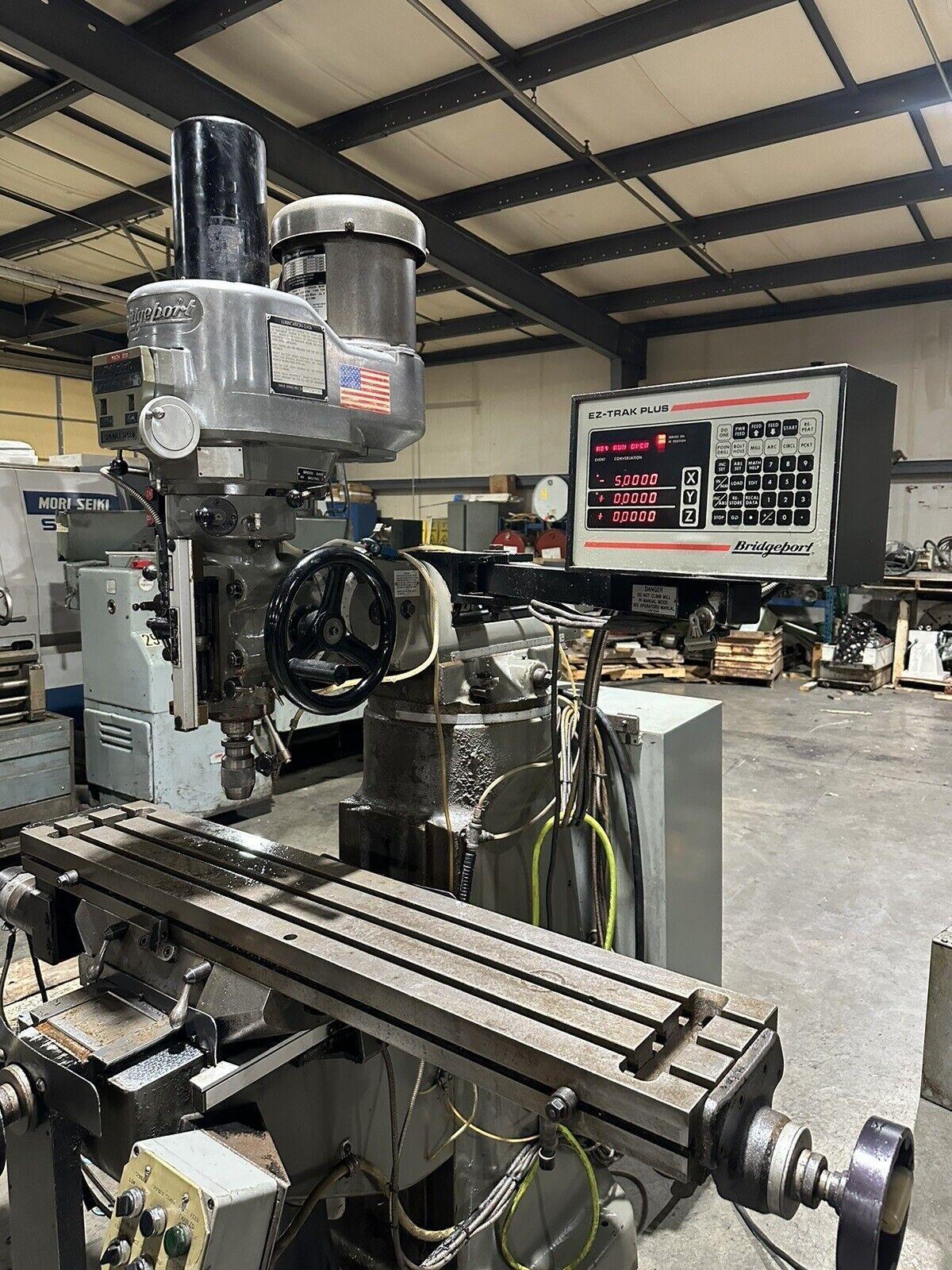 1 – PREOWNED BRIDGEPORT CNC VERTICAL MILL WITH EZ-TRAK PLUS CNC CONTROL ...