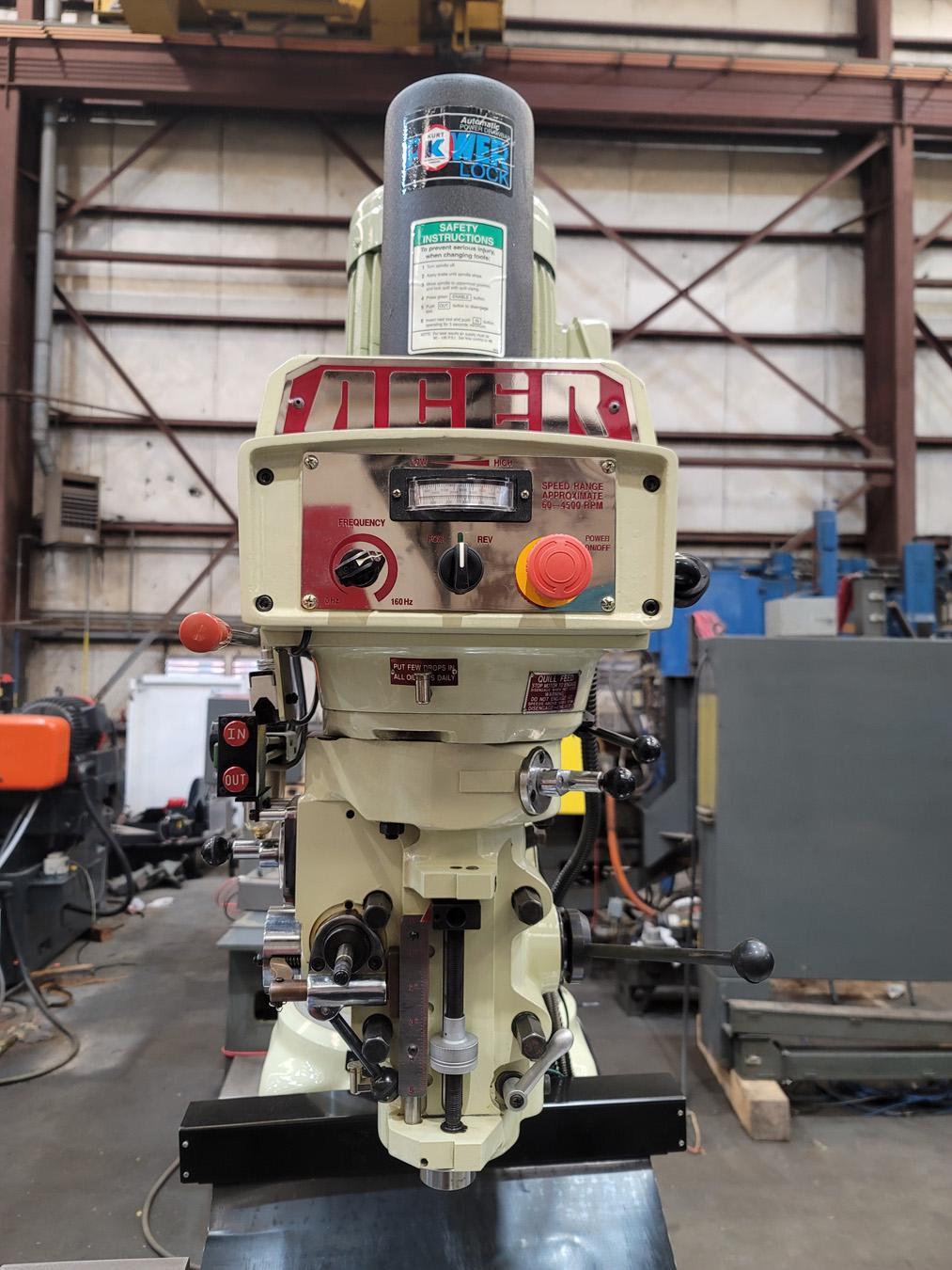 Used, Acer E-mill EVS-3VKH-54 Vertical Milling Machine | Harris Machine ...