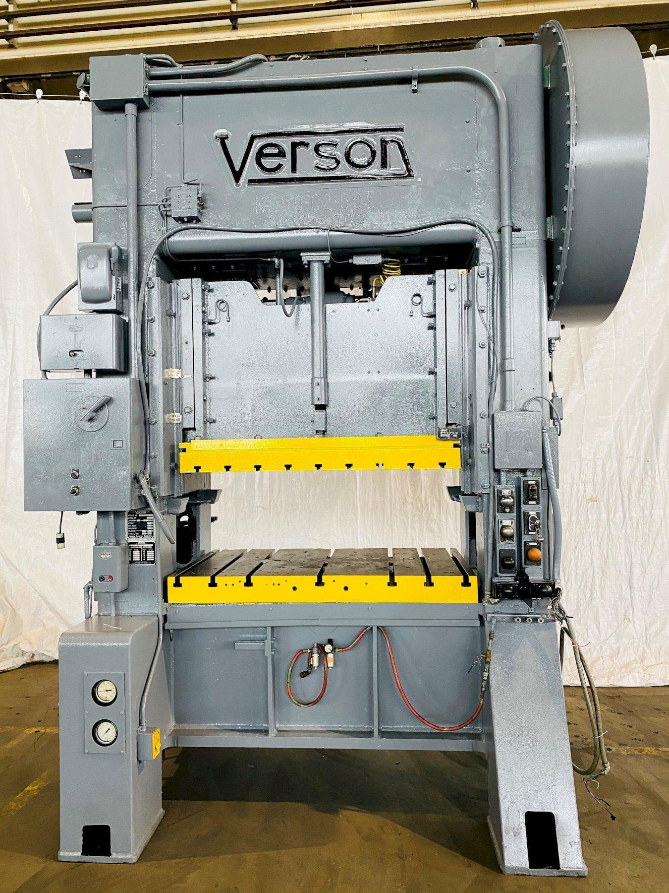 150 Ton Verson 150-C2-60T Straight Side Press | G-2000 Inc.