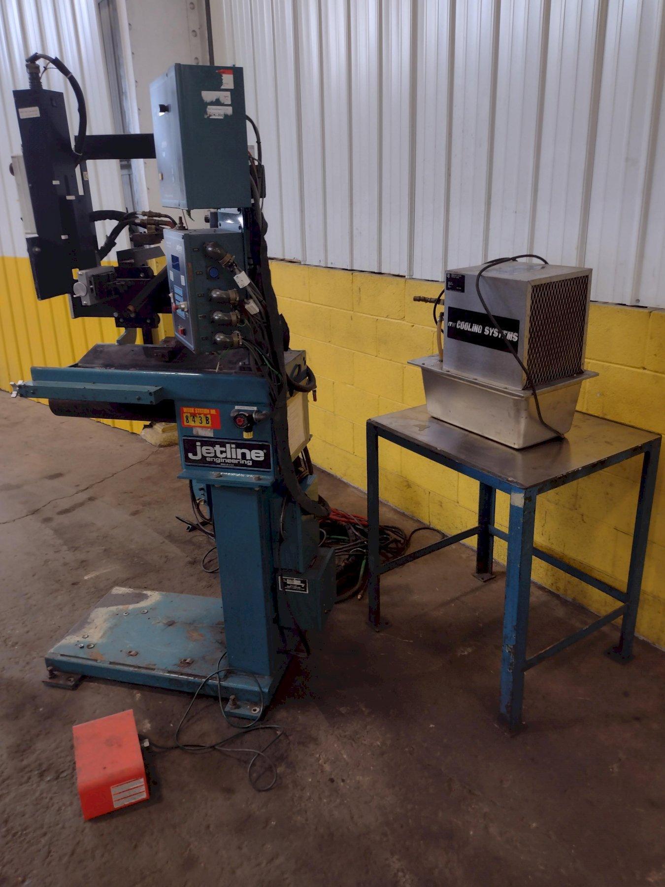 12″ JETLINE MODEL #LWB-12 BENCH STYLE AUTOMATIC SEAM WELDER: STOCK #14968