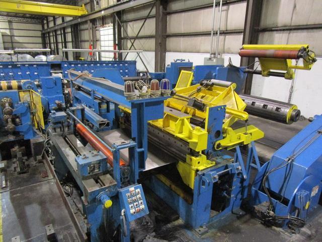 72″ x .160″ x 50,000# Alcos / Paxson Loop Slitting Line with 2 Heads ...