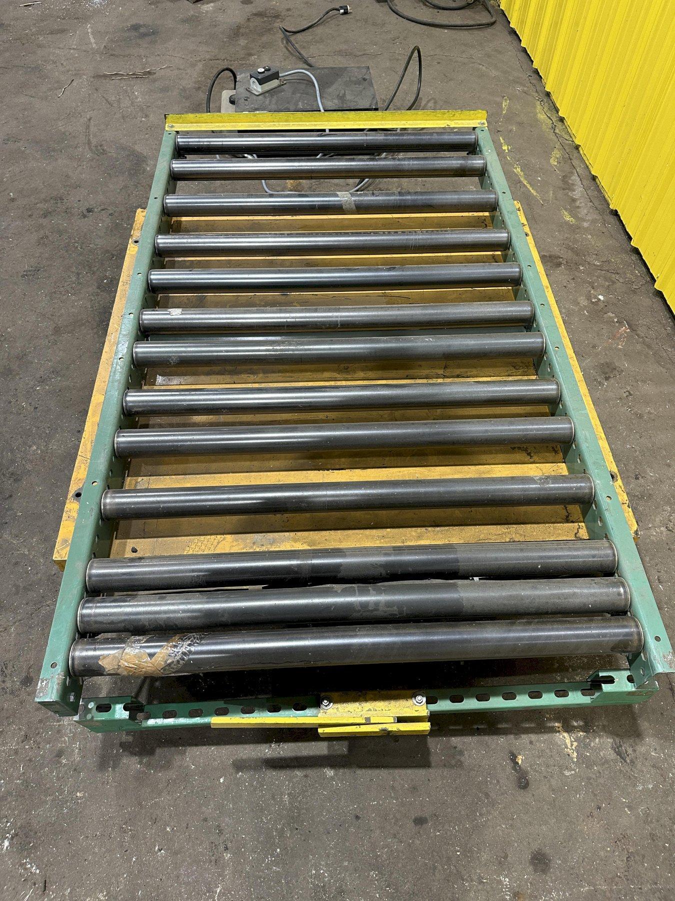 61″ x 39″ 4000 LB ECONO LIFT ROLLER SURFACE LIFT TABLE: STOCK #20920