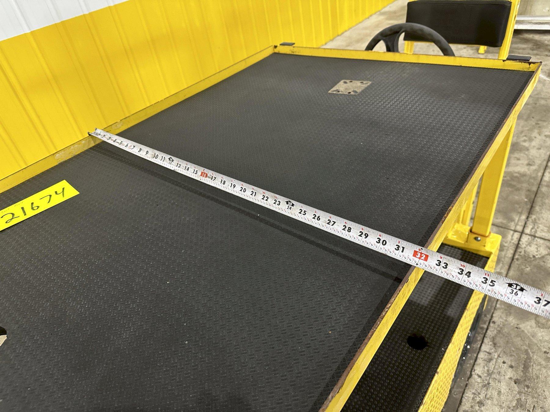 1200 LBS PACK MULE MODEL #SC-775-6CA 36V ELECTRIC CHASER CART: STOCK #21674