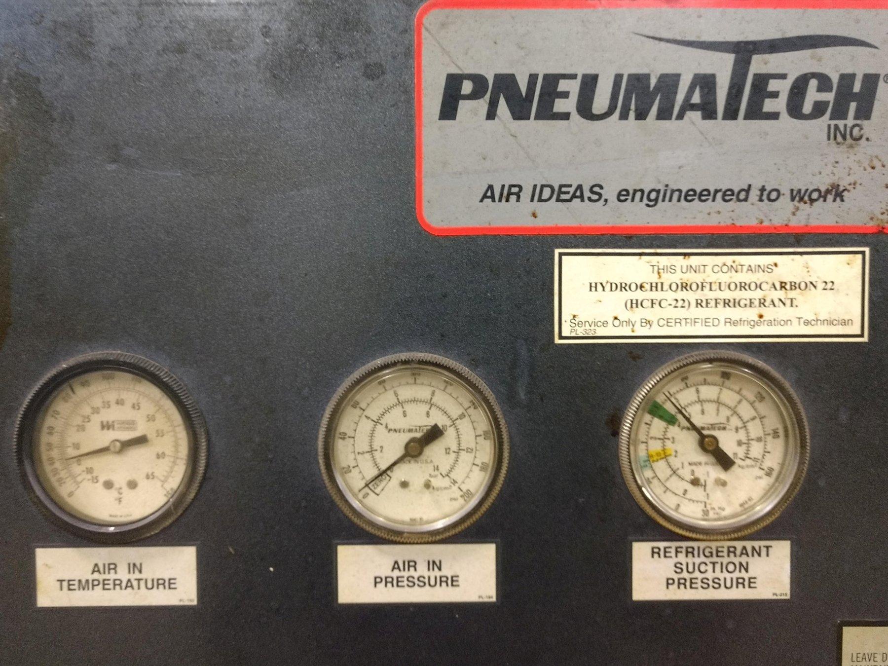 1200 SCFM PNEUMATECH REFRIDERATED AIR DRYER: STOCK 14279