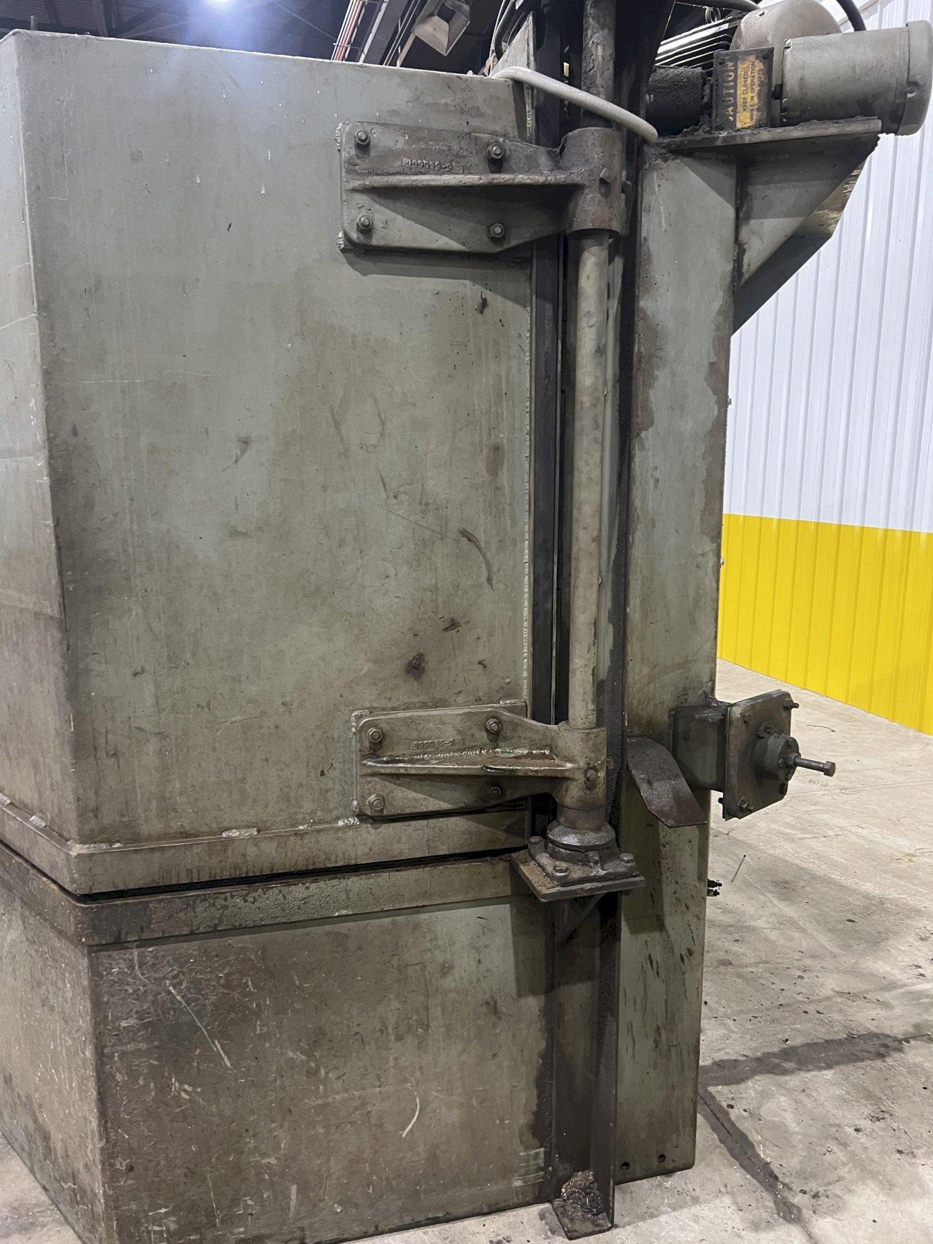 48″ TABLE PANGBORNG MODEL #LK-4 ROTOBLAST ROTARY TABLE BLAST MACHINE ...