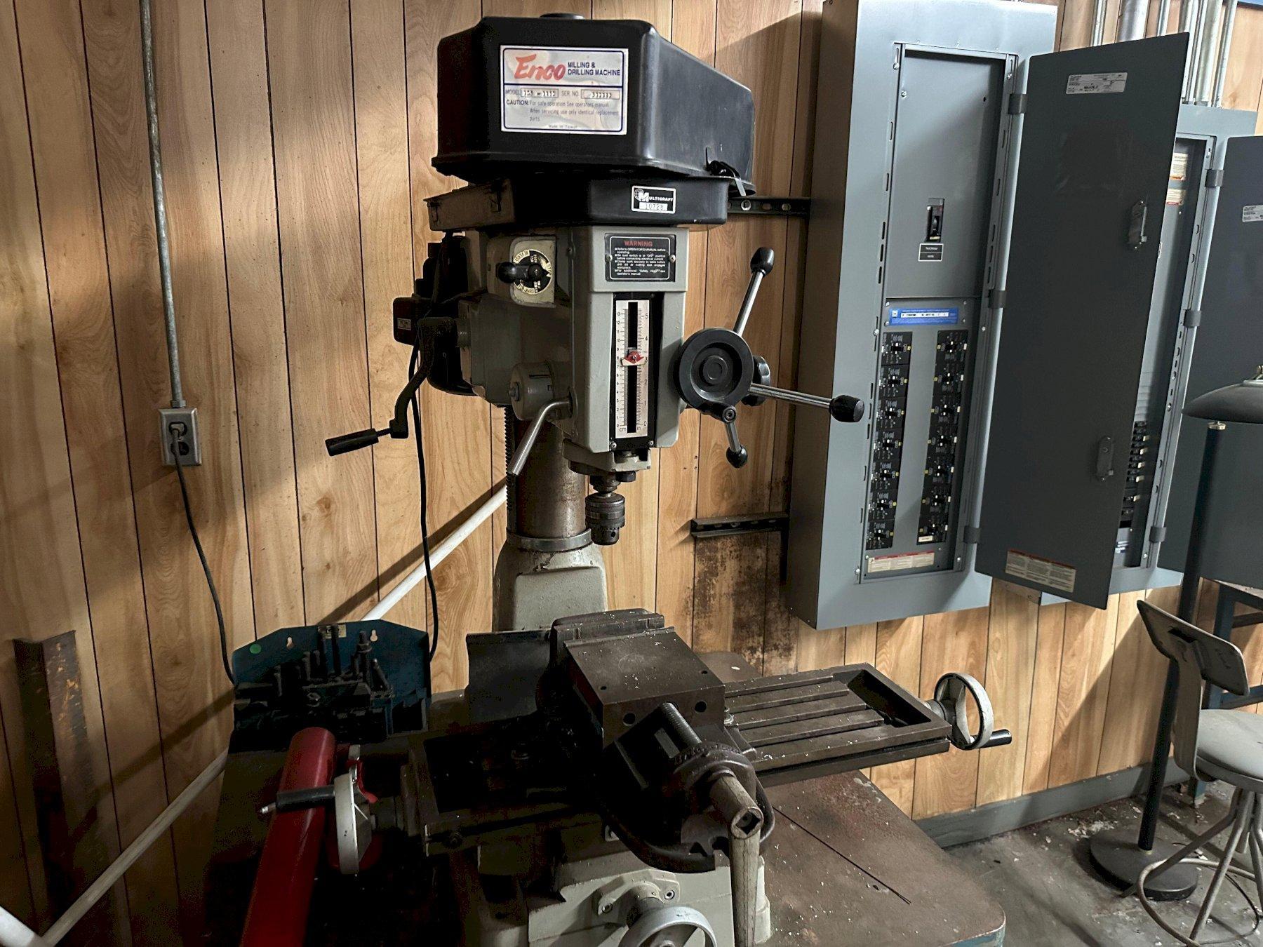ENCO VERTICAL MILL: STOCK #20116