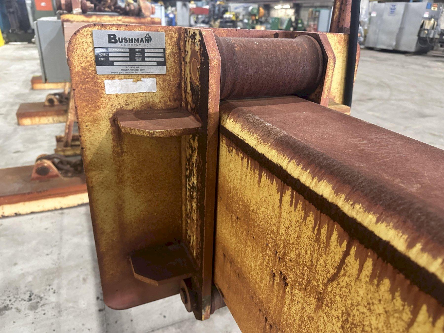 107,500 LBS (53 TON) BUSHMAN MODEL #MT420 MAGNETIC SHEET LIFTING BEAM ...