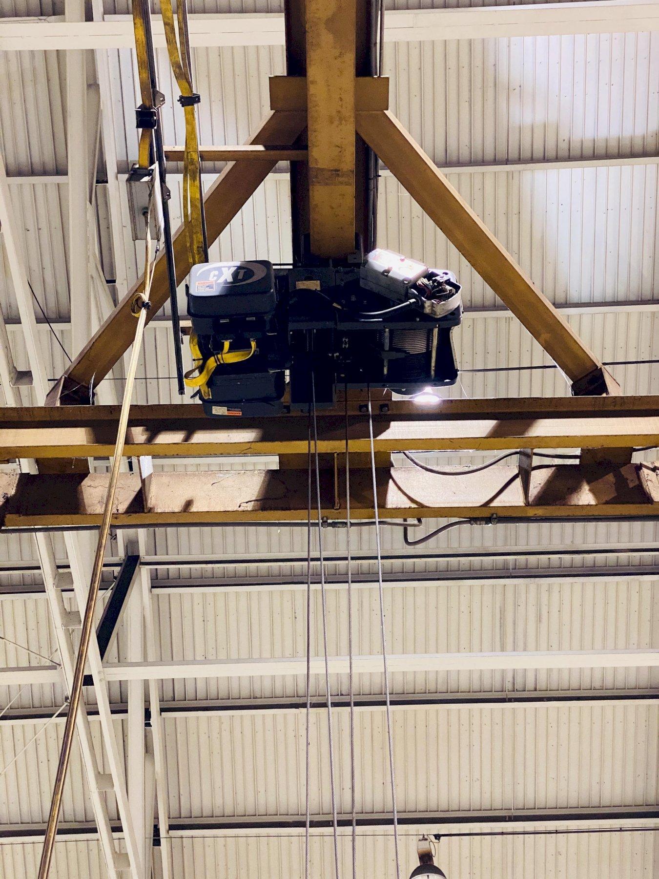 5 TON X 50′ SPAN SINGLE LEG GANTRY CRANE. STOCK #0734320 | G-2000 Inc.