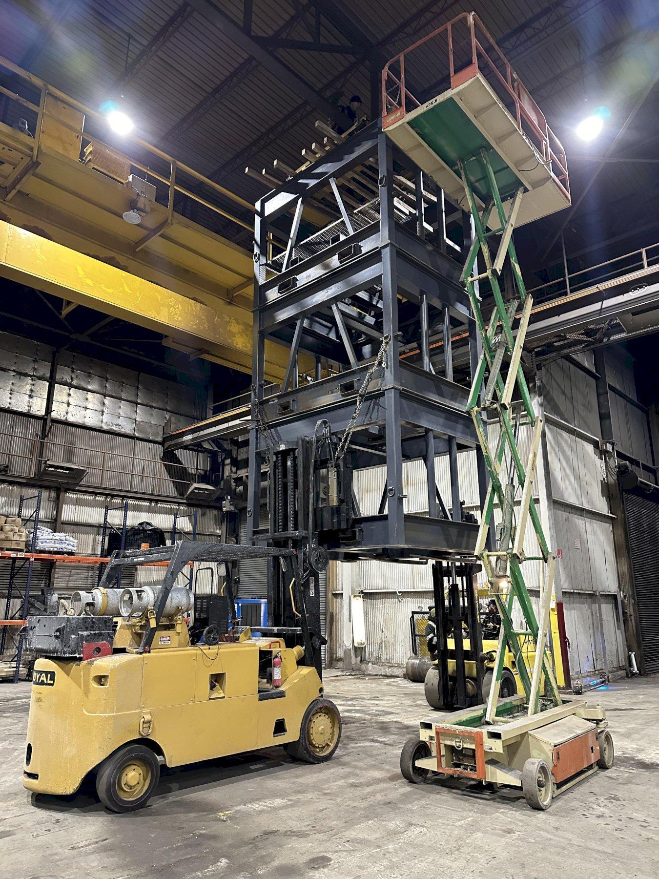 (2) 5 TON CONCO OVERHEAD BRIDGE CRANE HOISTS: STOCK #20296