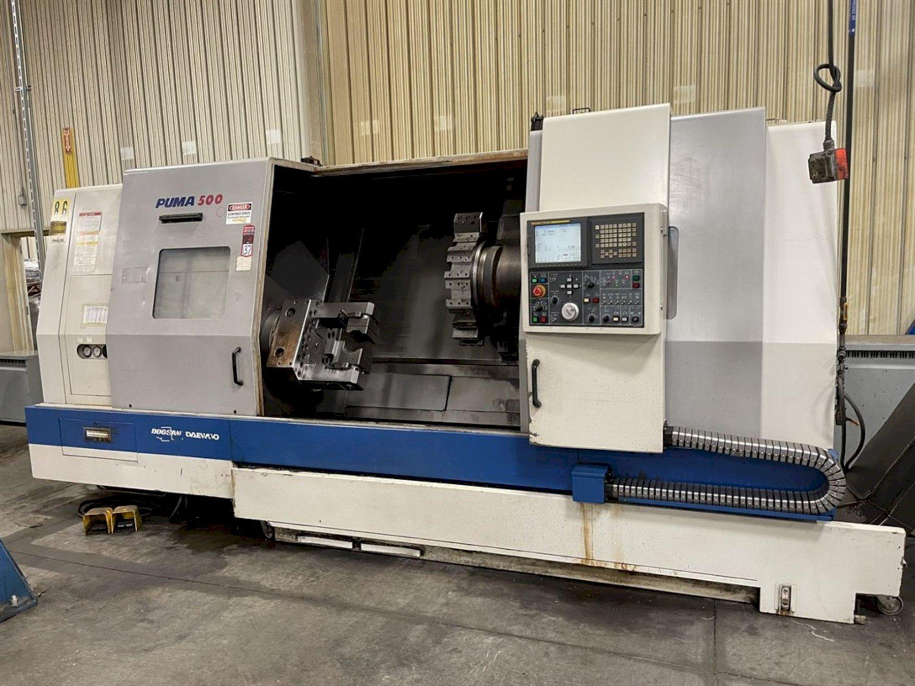 2006 Doosan Puma 500 CNC Horizontal Lathe | Tramar Industries
