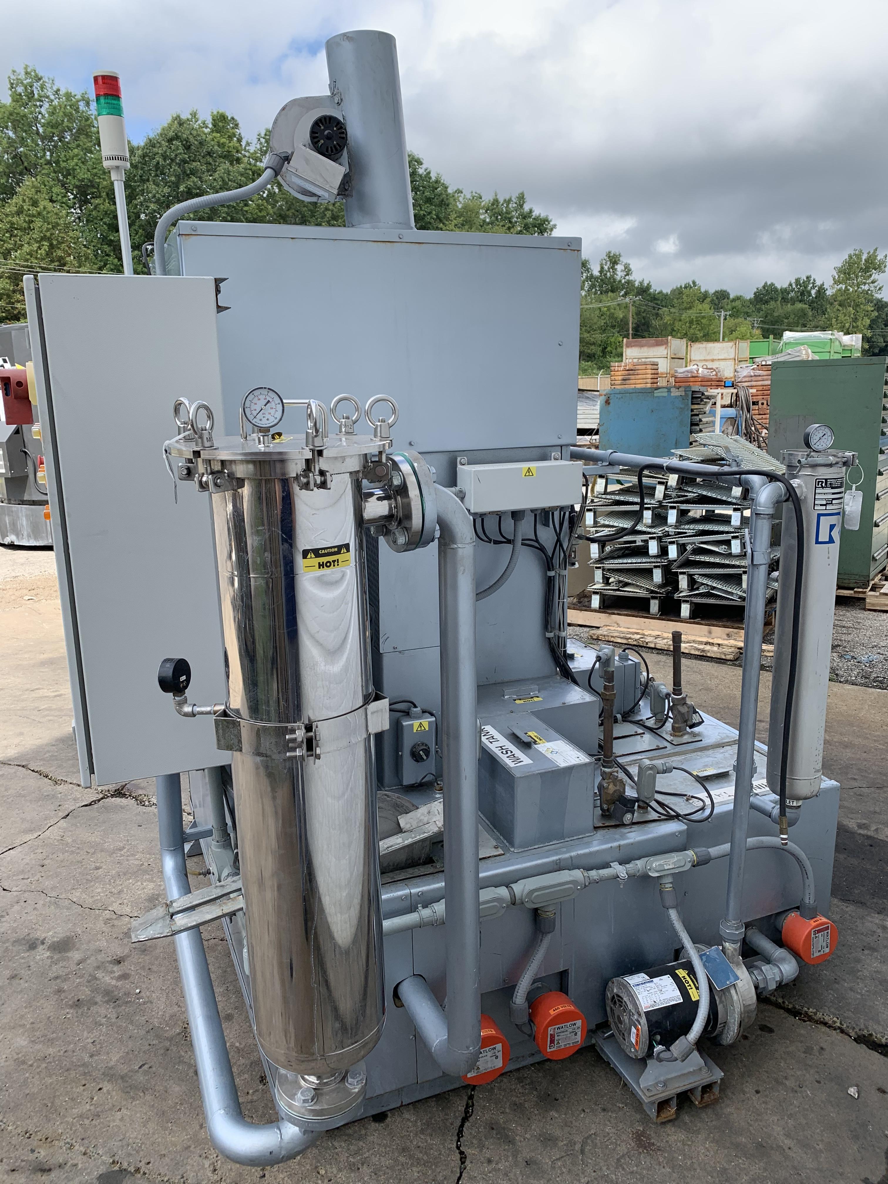 1000 LB #PCS-3136 SS2F VERTICAL ROTARY CAROUSEL PARTS WASHER: STOCK #10696