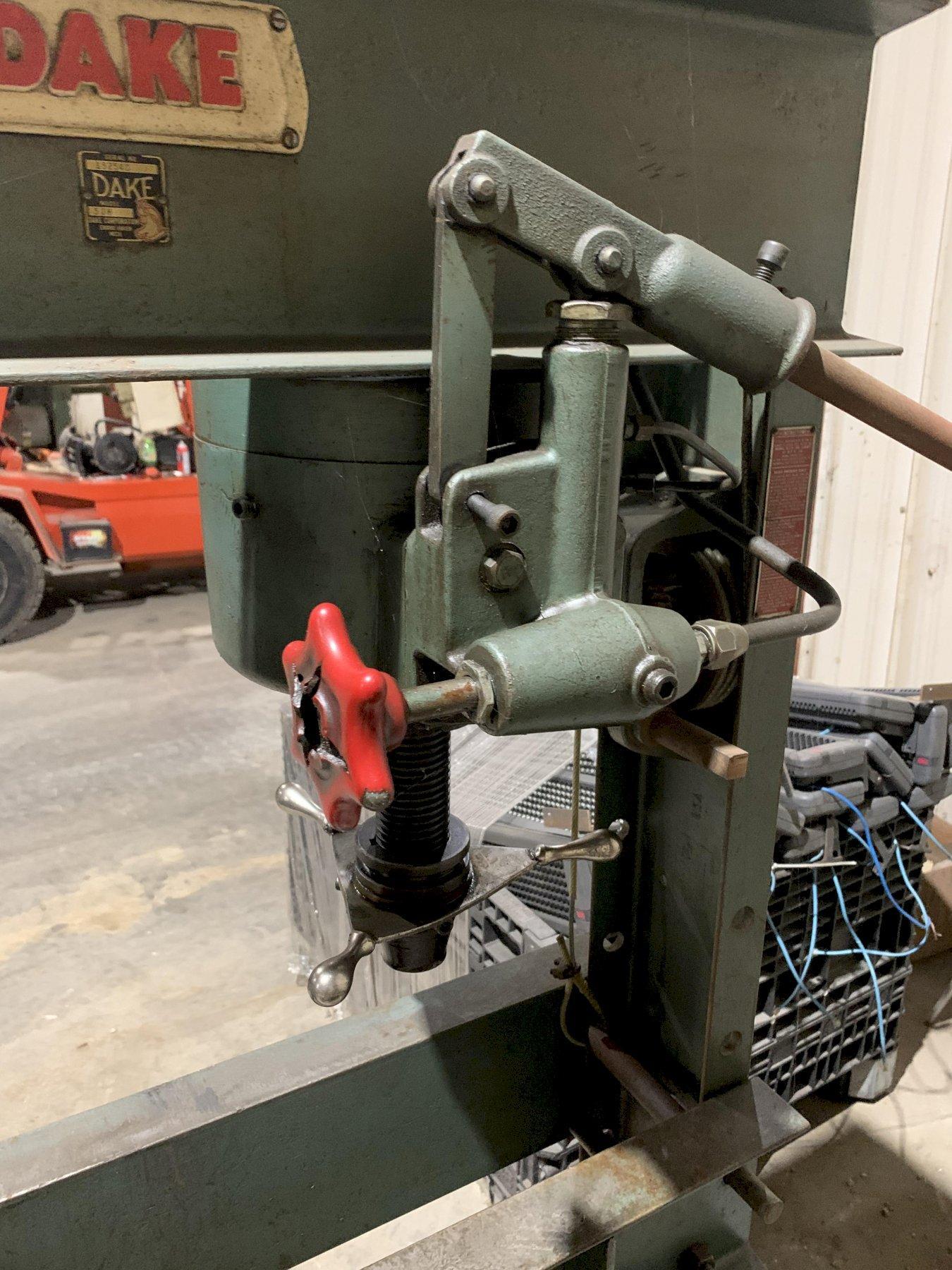 PREOWNED DAKE 50 TON MANUAL HYDRAULIC H-FRAME PRESS, MODEL # 50H ...