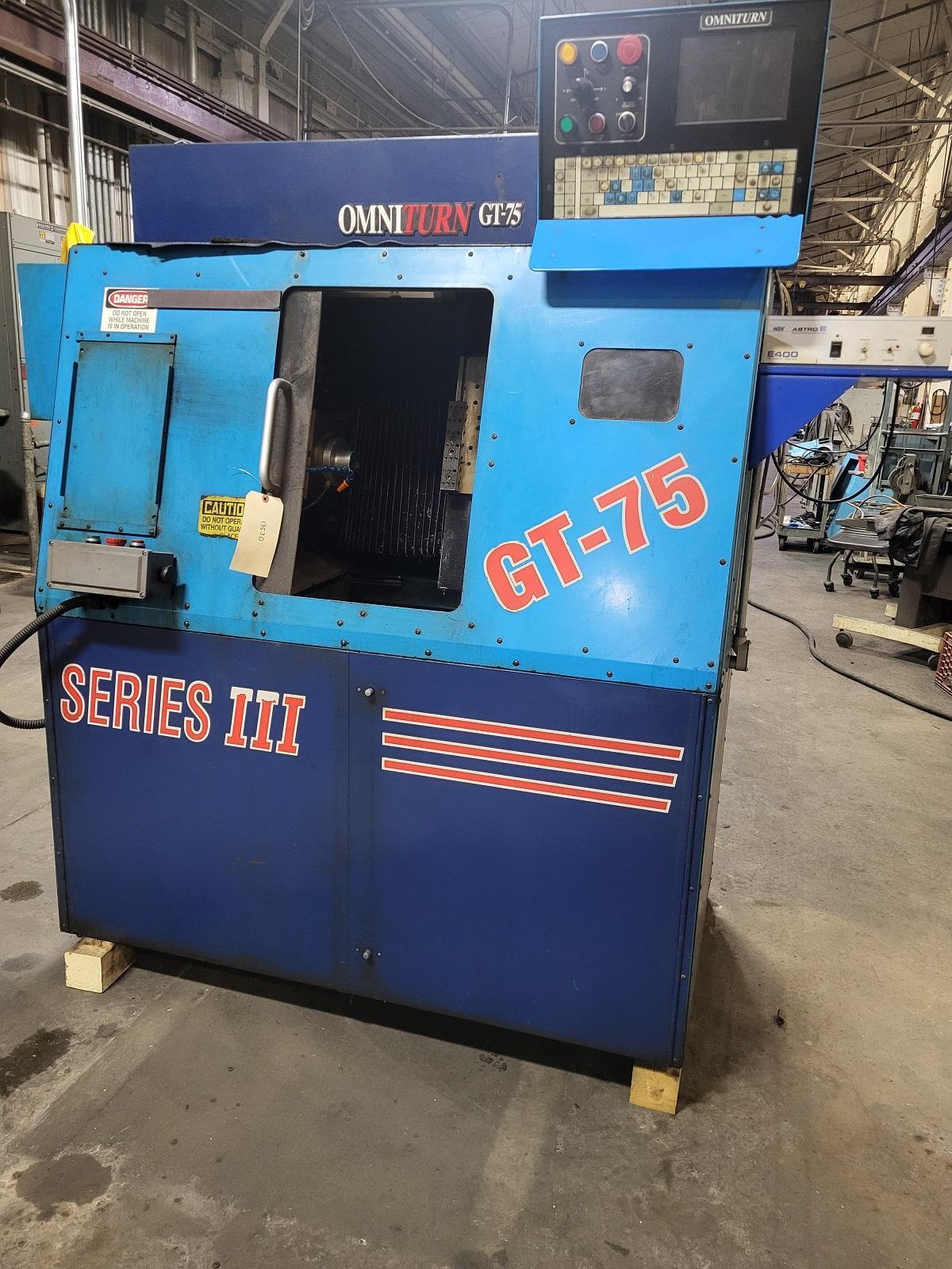 Omniturn GT-75 Series III 3-Axis CNC Gang Type Turning Center w/ C axis ...