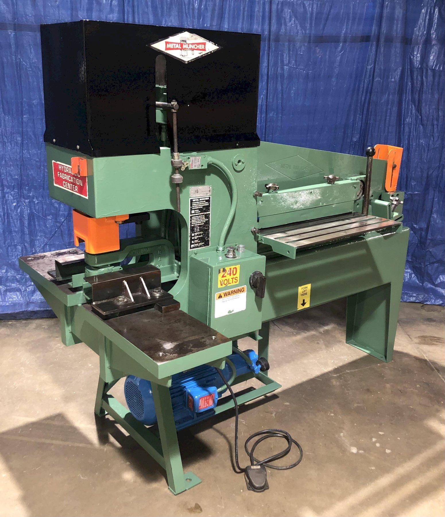 70 TON METAL MUNCHER MODEL #MM-70 HYDRAULIC IRONWORKER: STOCK