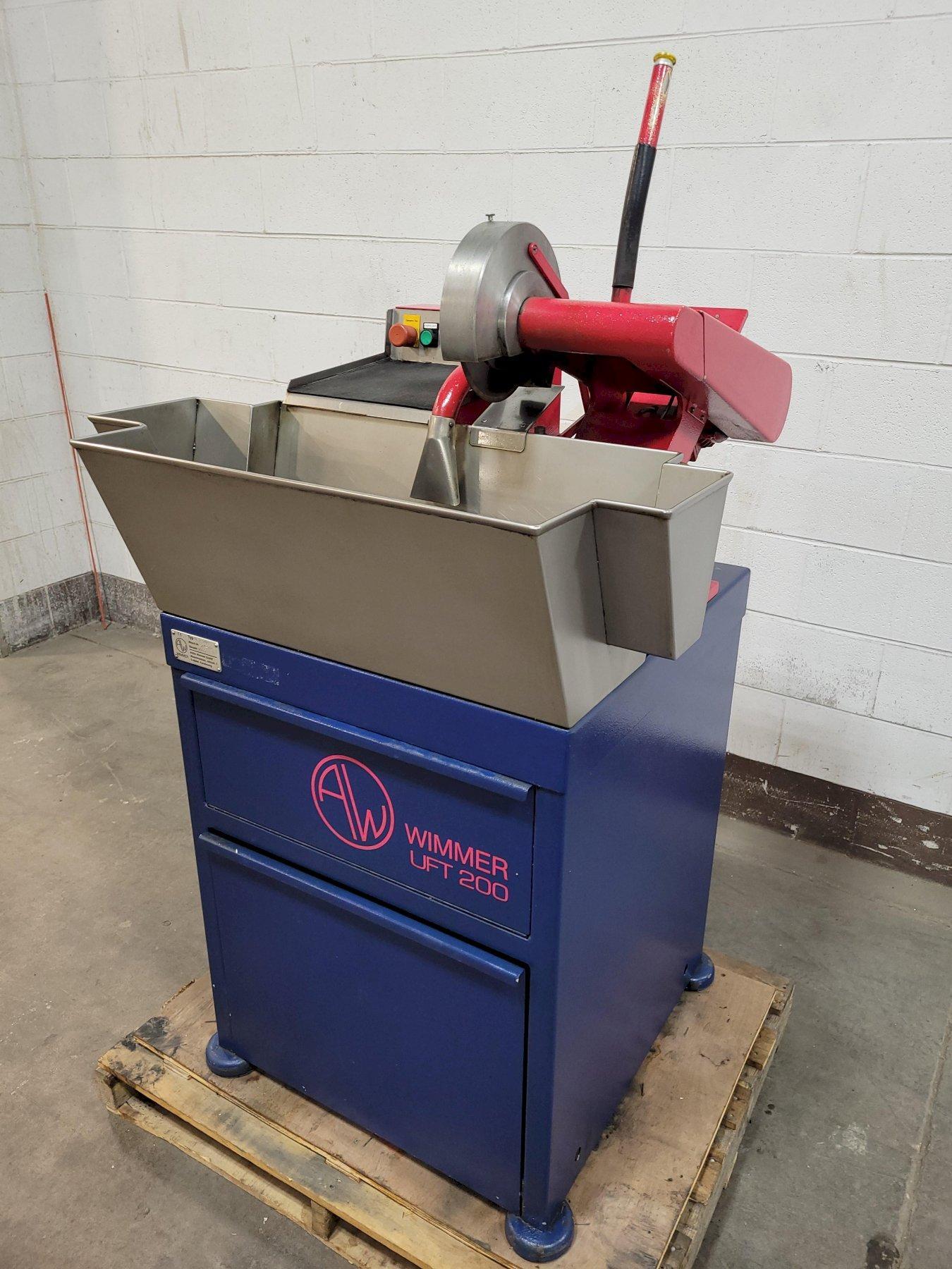 Anton Wimmer Model UFT300 Immersion Type Abrasive Cut-Off Machine | Adams Machinery Company