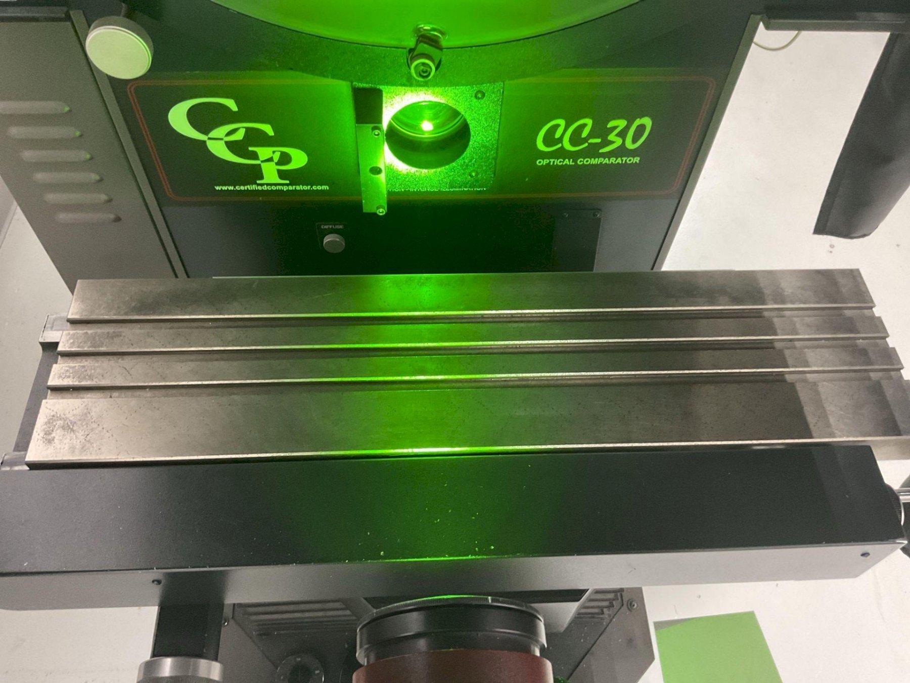 30″ CCP (OGP) Model CC-30 Optical Comparator, S/N CCP3001001, New 2011 ...
