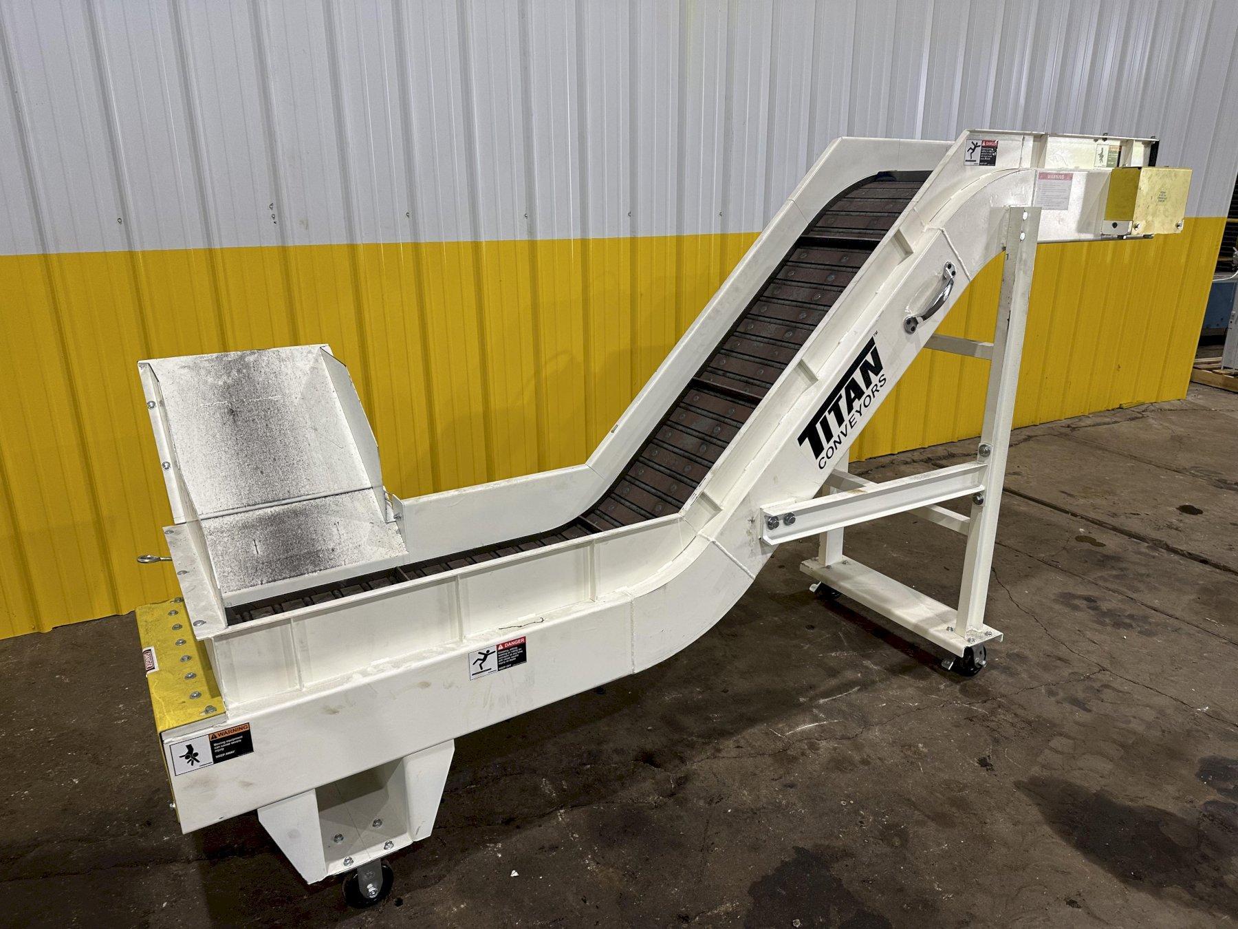 TITAN INCLINED PARTS CONVEYOR: STOCK #19455