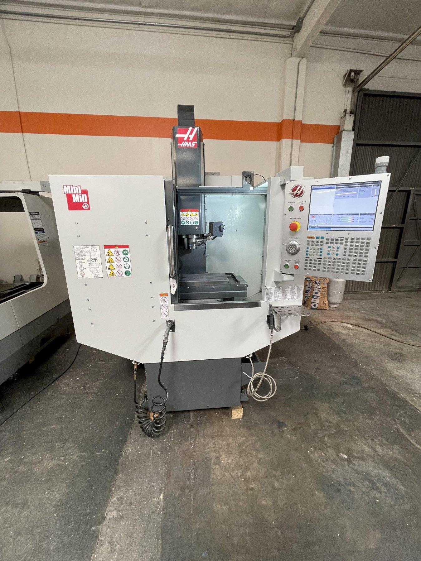 Haas Mini Mill Cnc Vertical Machining Center 2018 P Coolant Nozzle Through Spindle Coolant 32 Gb