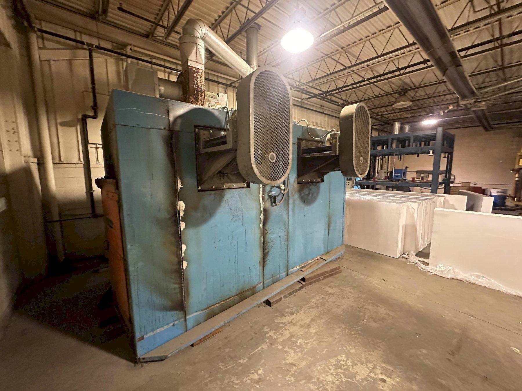 850 DEGREE X 60″ W X 144″ L X 68″ H MOCO DOUBLE DOOR GAS OVEN: STOCK #22145