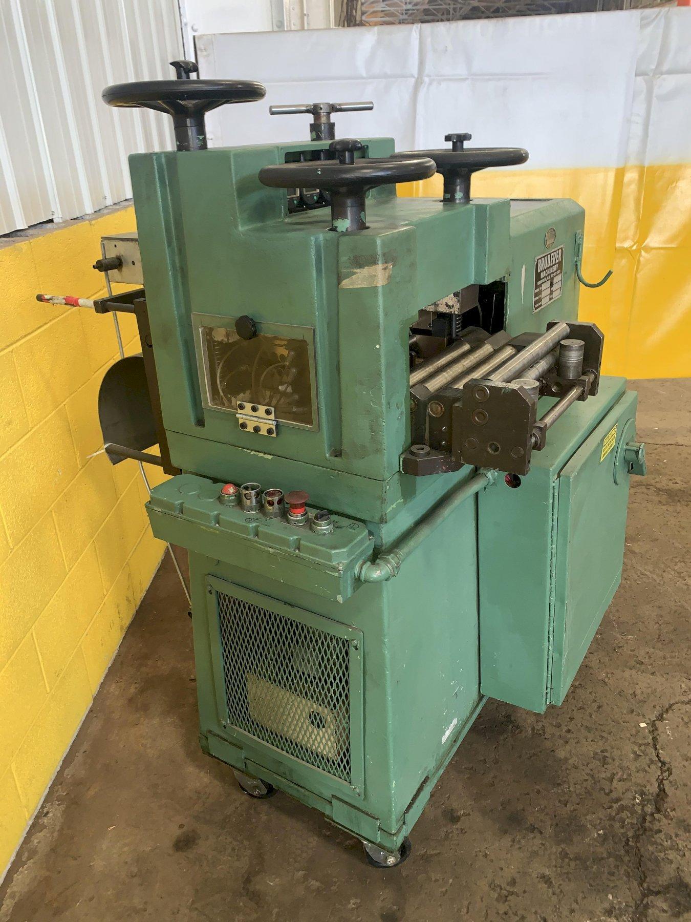 10″ X .120″ BRUDERER MODEL #18260B 19 ROLL LEVELER STRAIGHTENER: STOCK ...