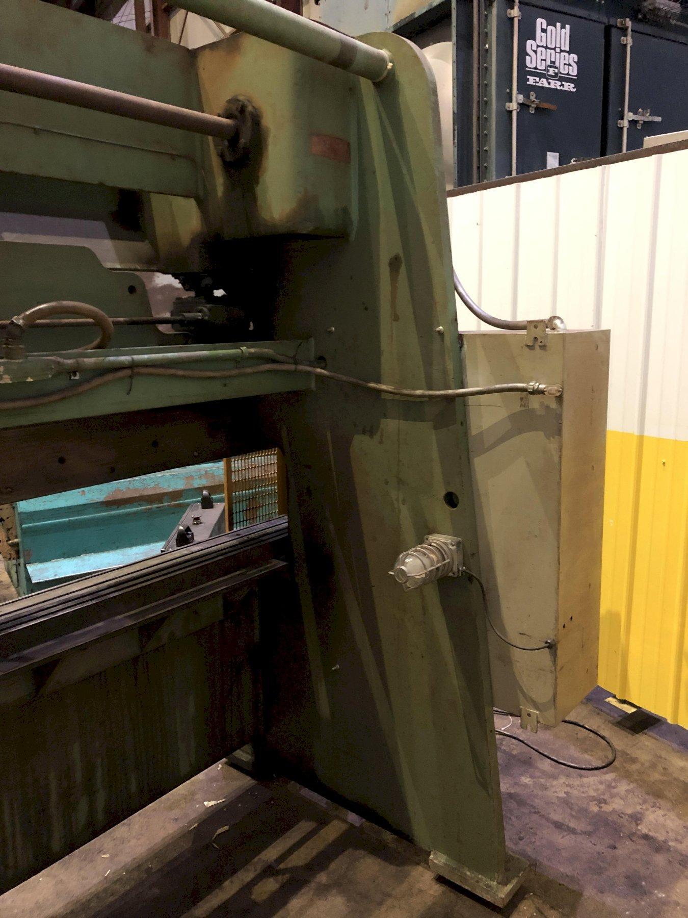 90 TON X 8′ CHICAGO D&K MODEL #68-L MECHANICAL PRESS BRAKE, AIR CLUTCH ...
