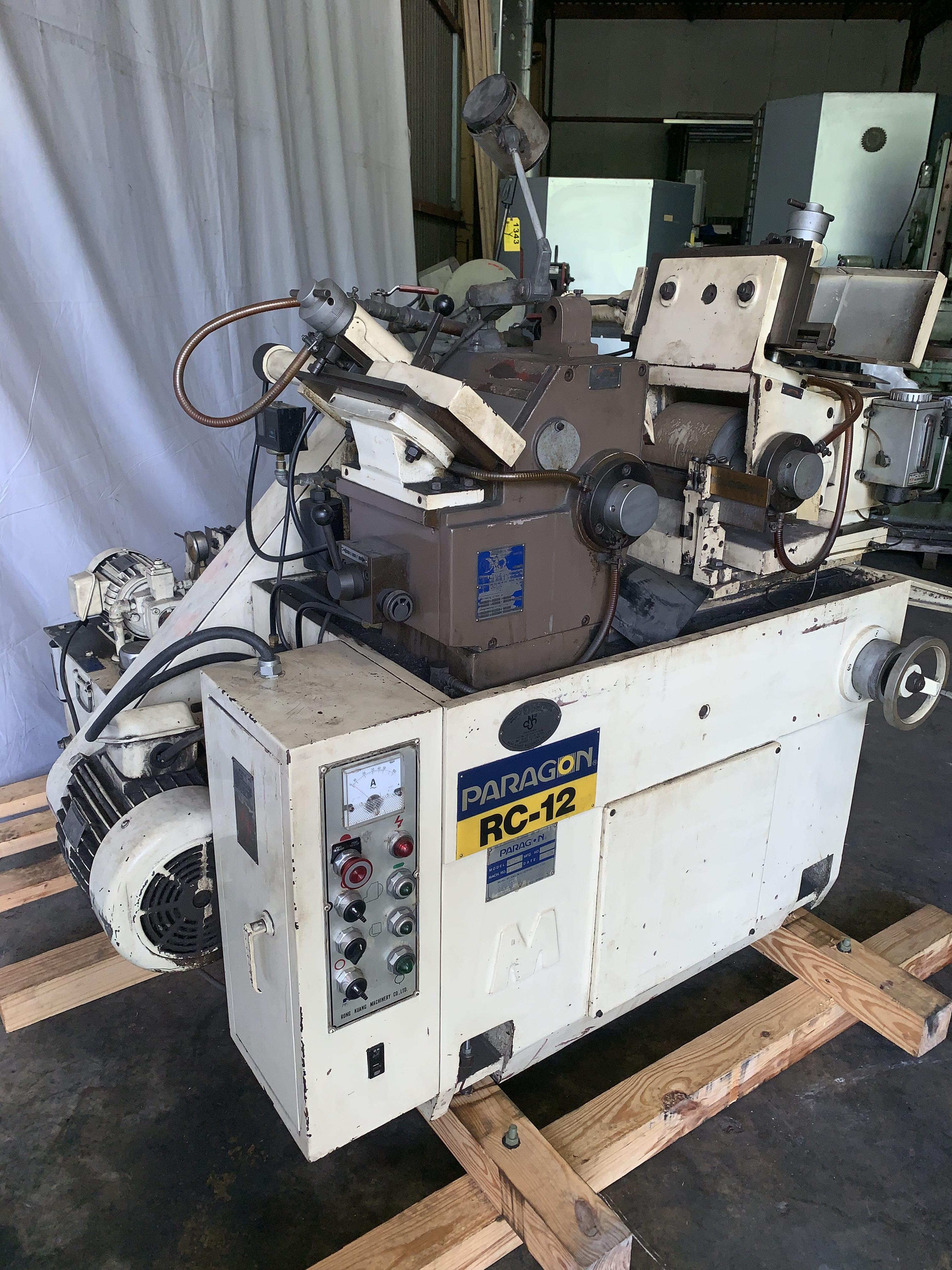PARAGON #RC-12 CENTERLESS GRINDER: STOCK #11064