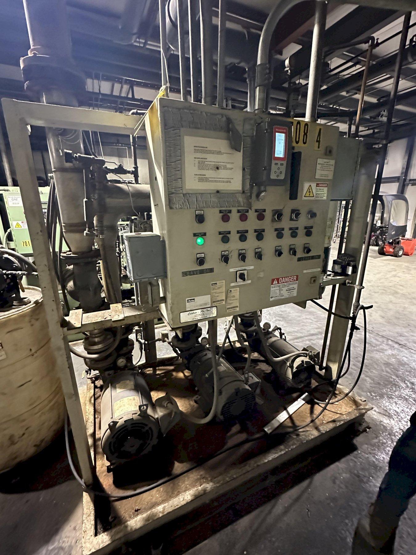 255 TONS X 40 HP BALTIMORE AIRCOIL (BAC) MODEL #F1463-P CLOSED CIRCUIT ...