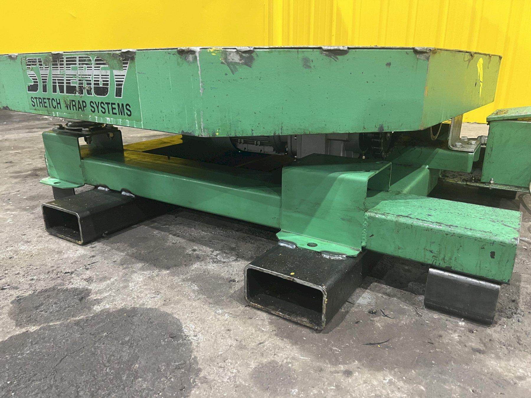 48″ X 48″ SYNERGY LOW PROFILE ROTARY STRETCH WRAP MACHINE: STOCK #20384