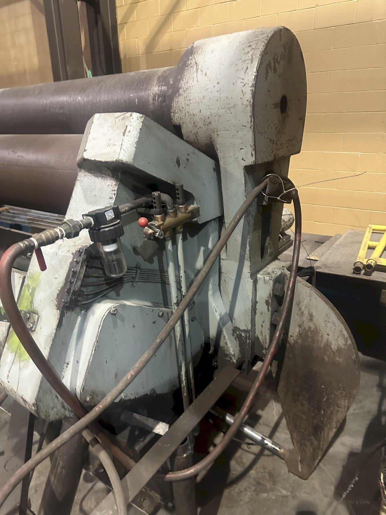 10′ X 3/4″ BERTSCH 3 ROLL INITIAL PINCH MECHANICAL PLATE ROLL: STOCK #20476